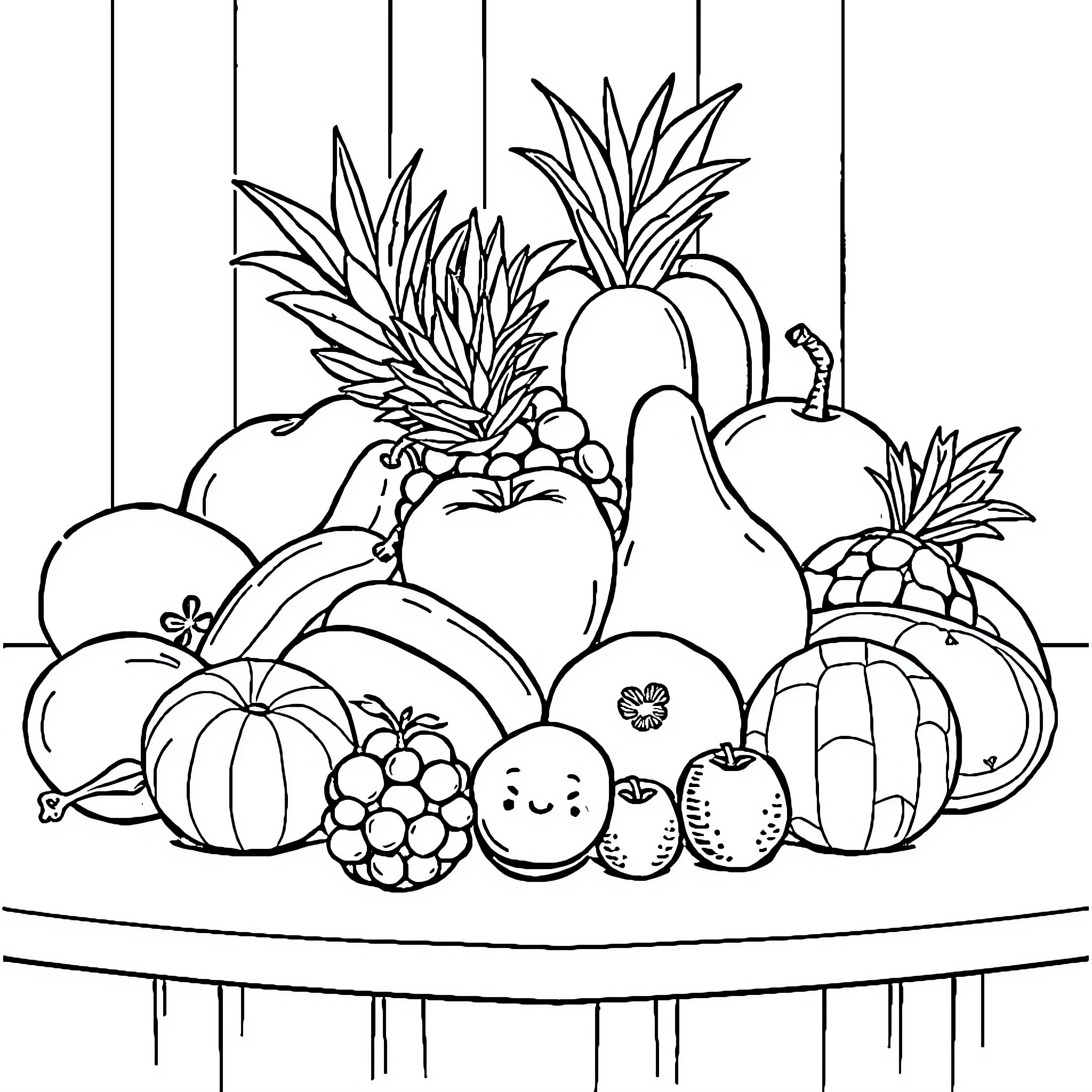 Best Fruit Coloring Pages (Free Printable PDF)
