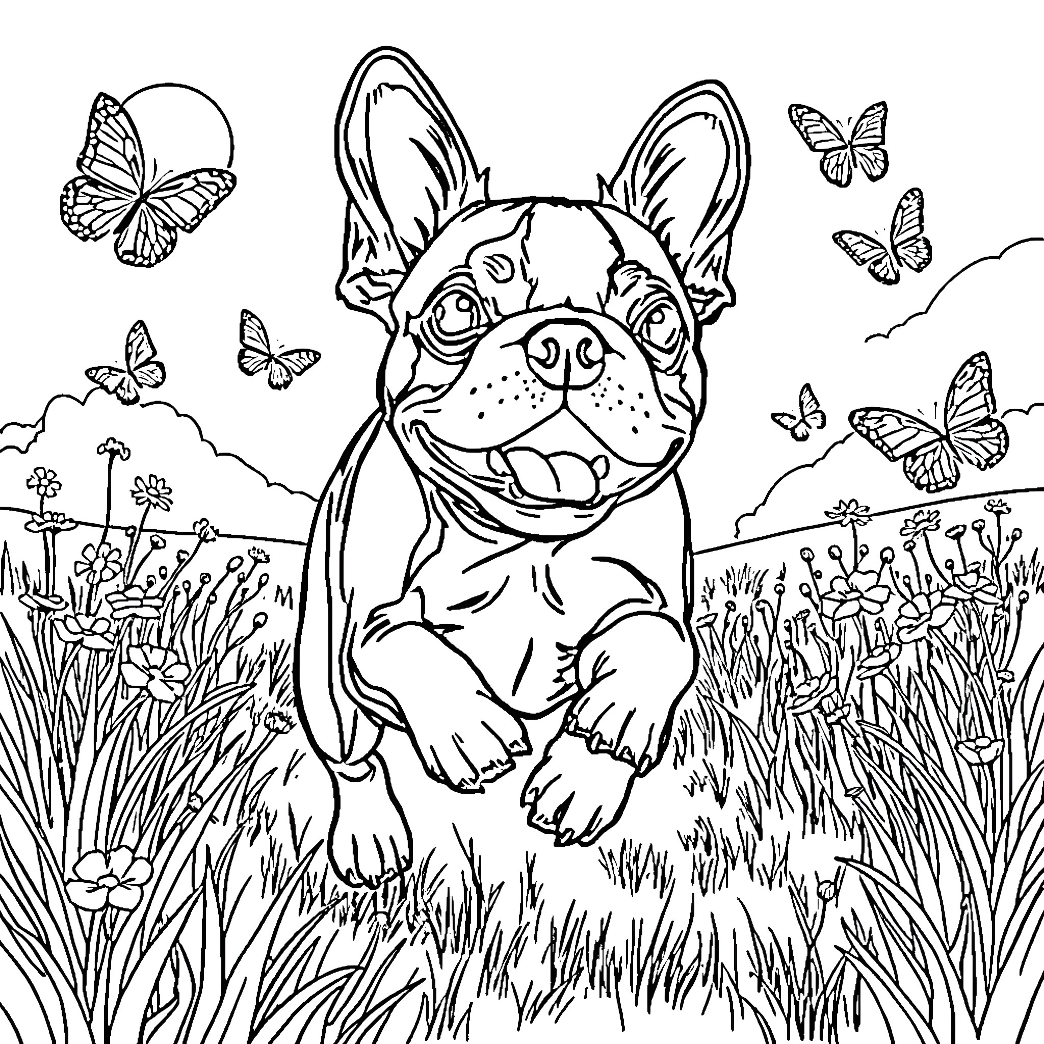 4 Best Frenchton Coloring Pages (Free Printable PDFs)