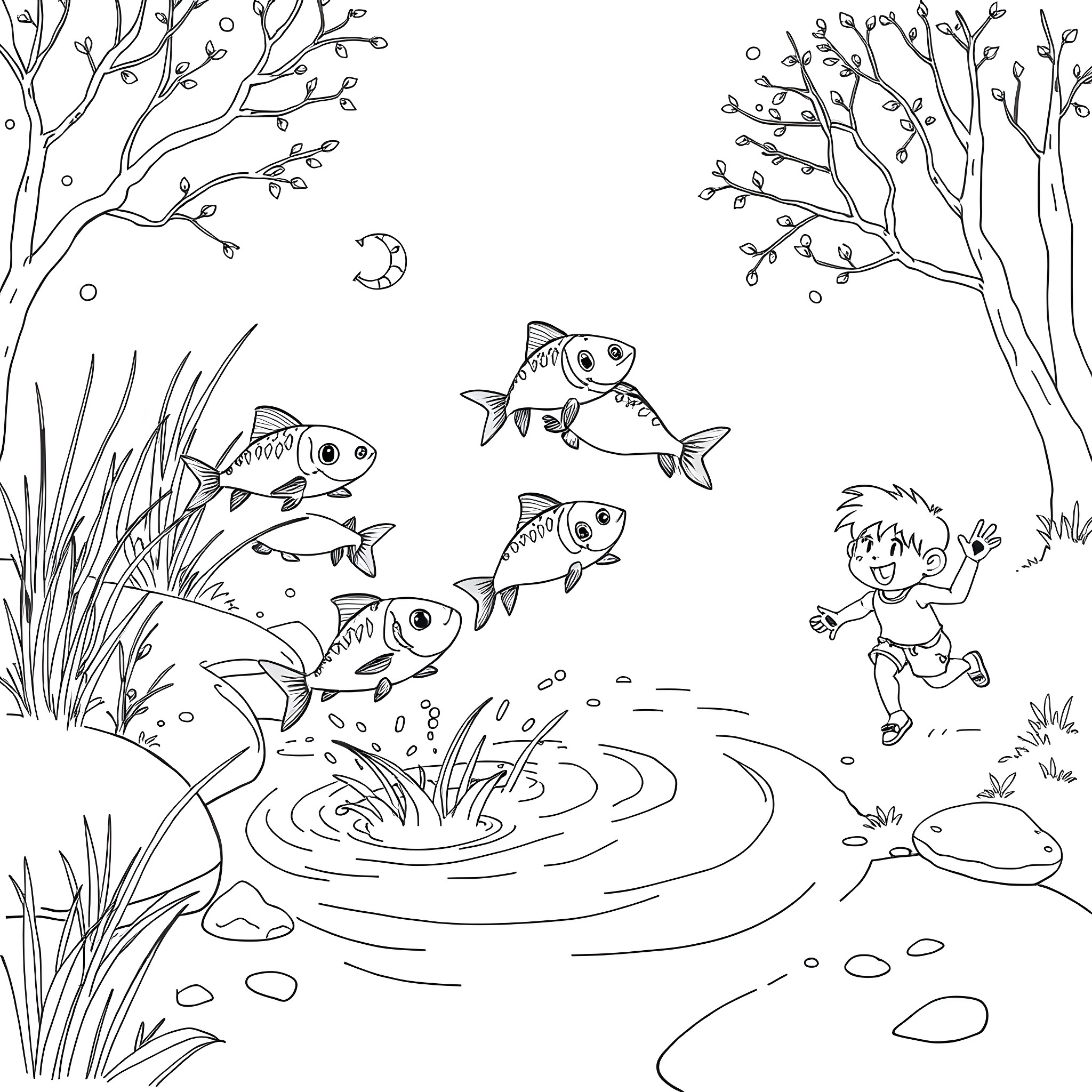 291 Best Fish Coloring Pages (Free Printable PDFs)