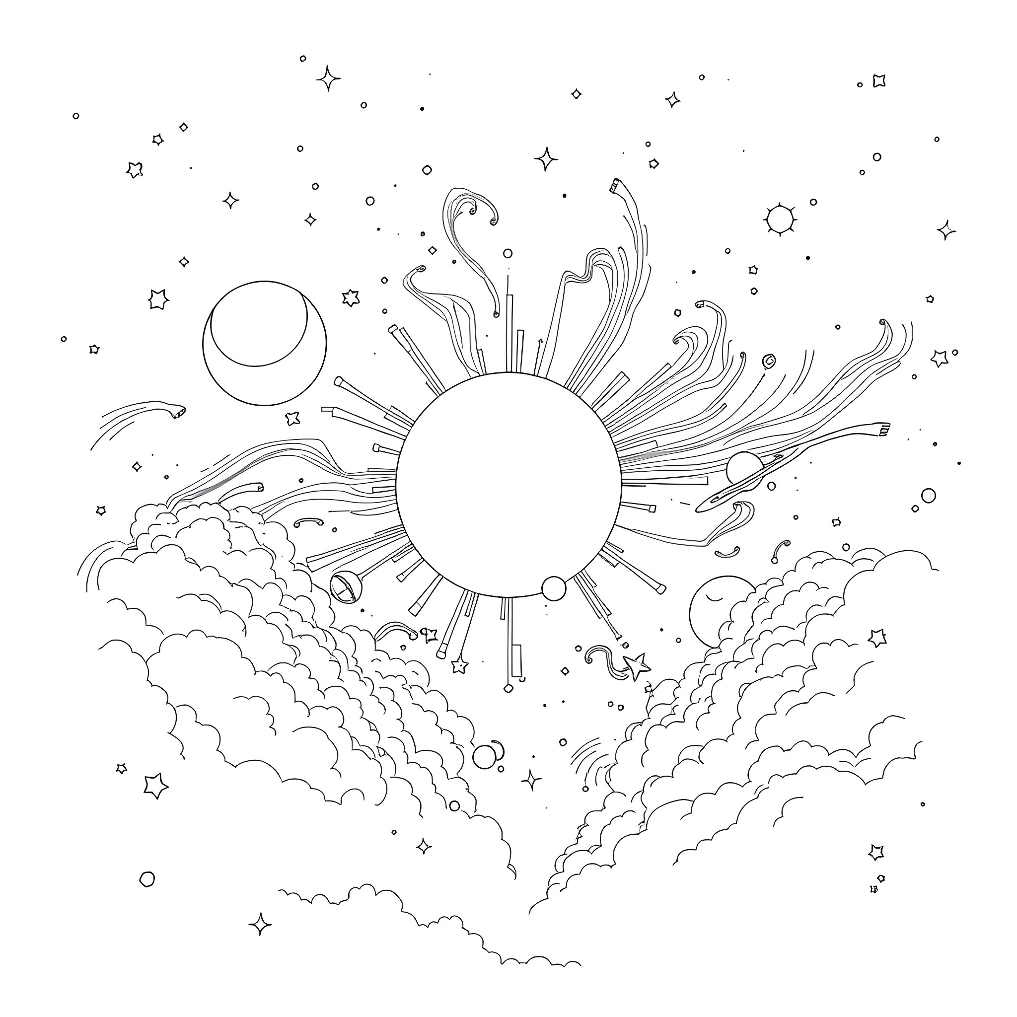 Best Space Coloring Pages (Free Printable PDF)