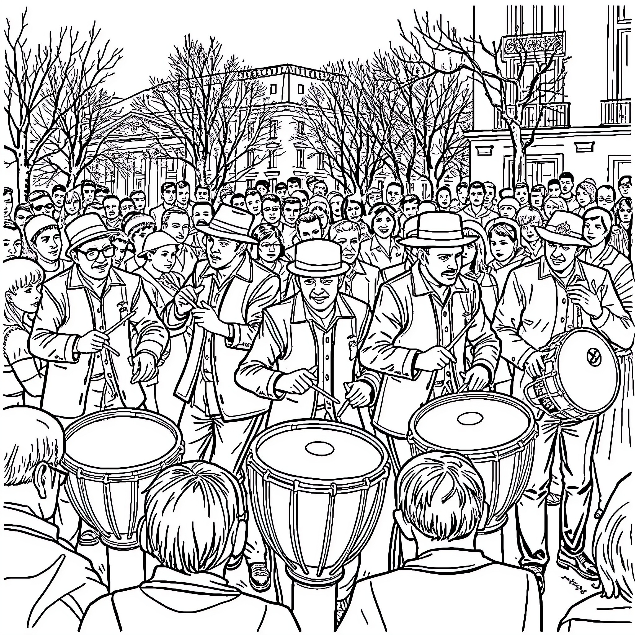 Best Drummer Coloring Pages (Free Printable PDF)
