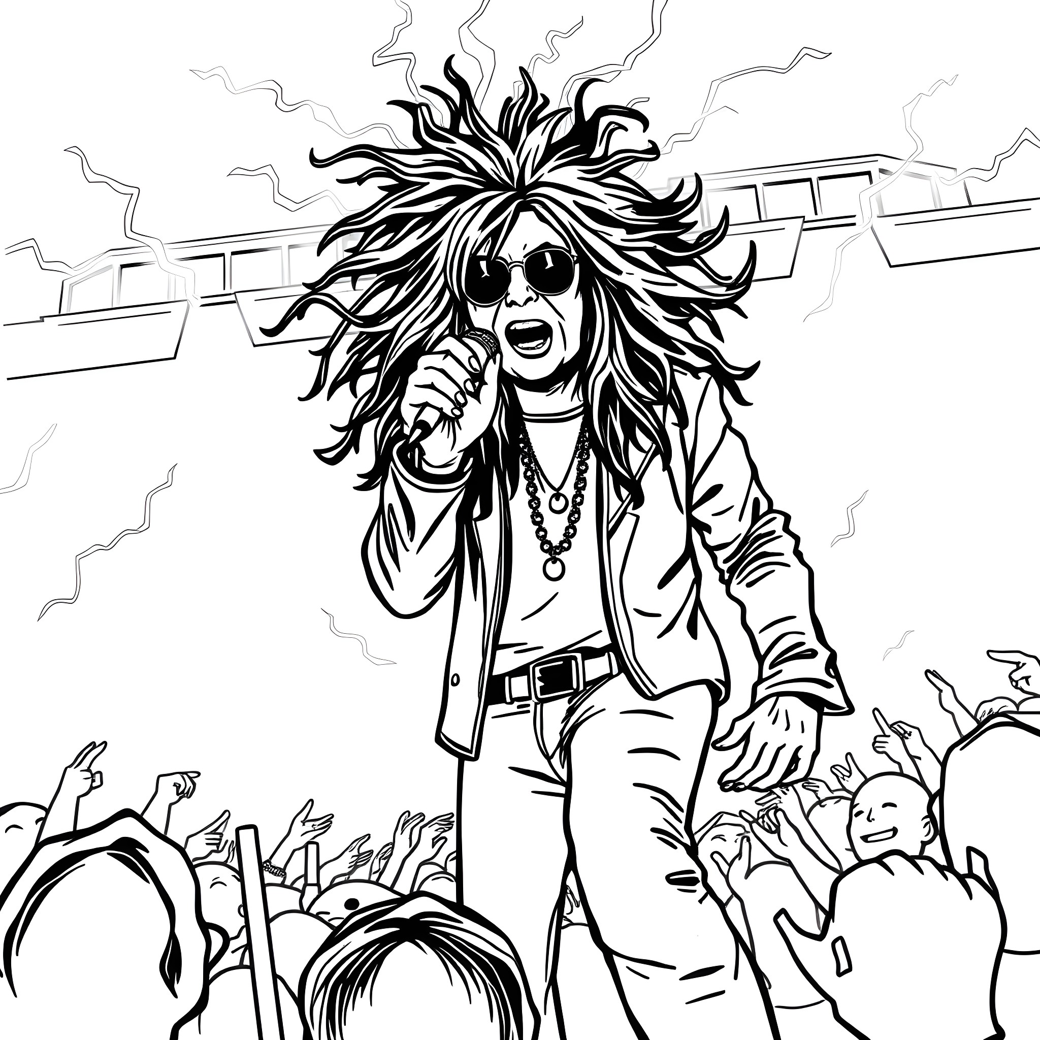 Best Ozzy Osbourne Coloring Pages (Free Printable PDF)