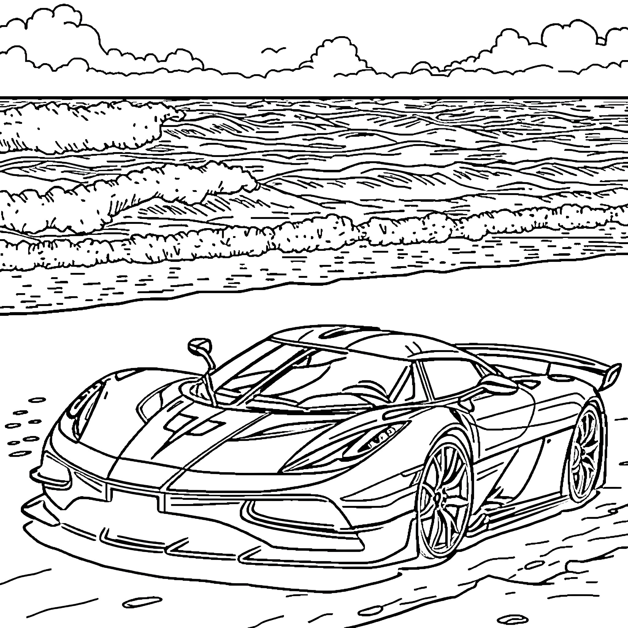 Best Koenigsegg Coloring Pages (Free Printable PDF)