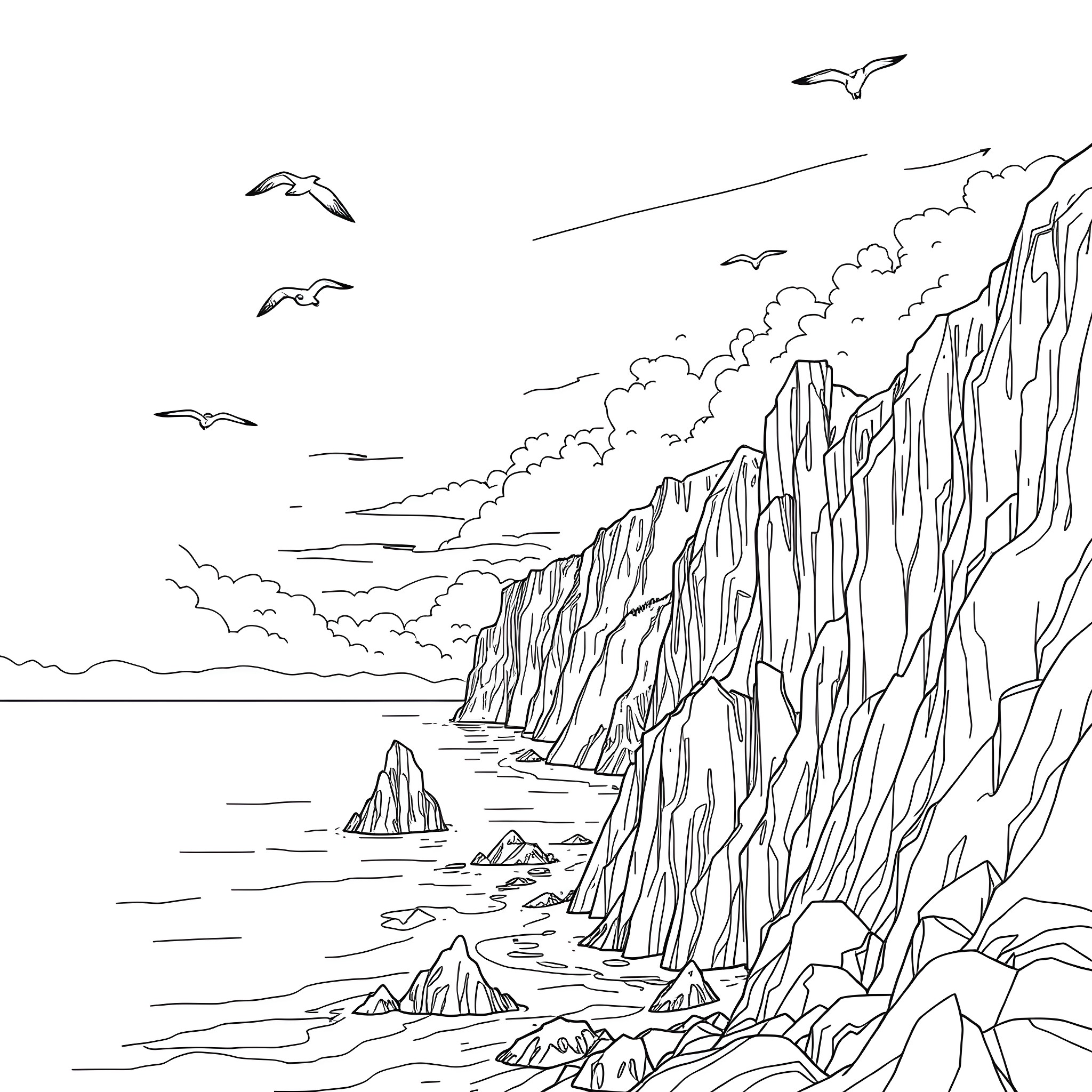 1 Best Cliff Dover Coloring Pages (Free Printable PDFs)