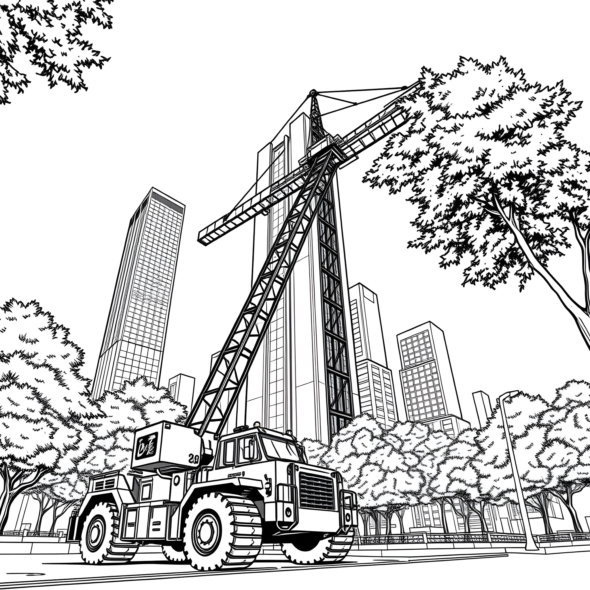 Best Construction Vehicle Coloring Pages (Free Printable PDF)