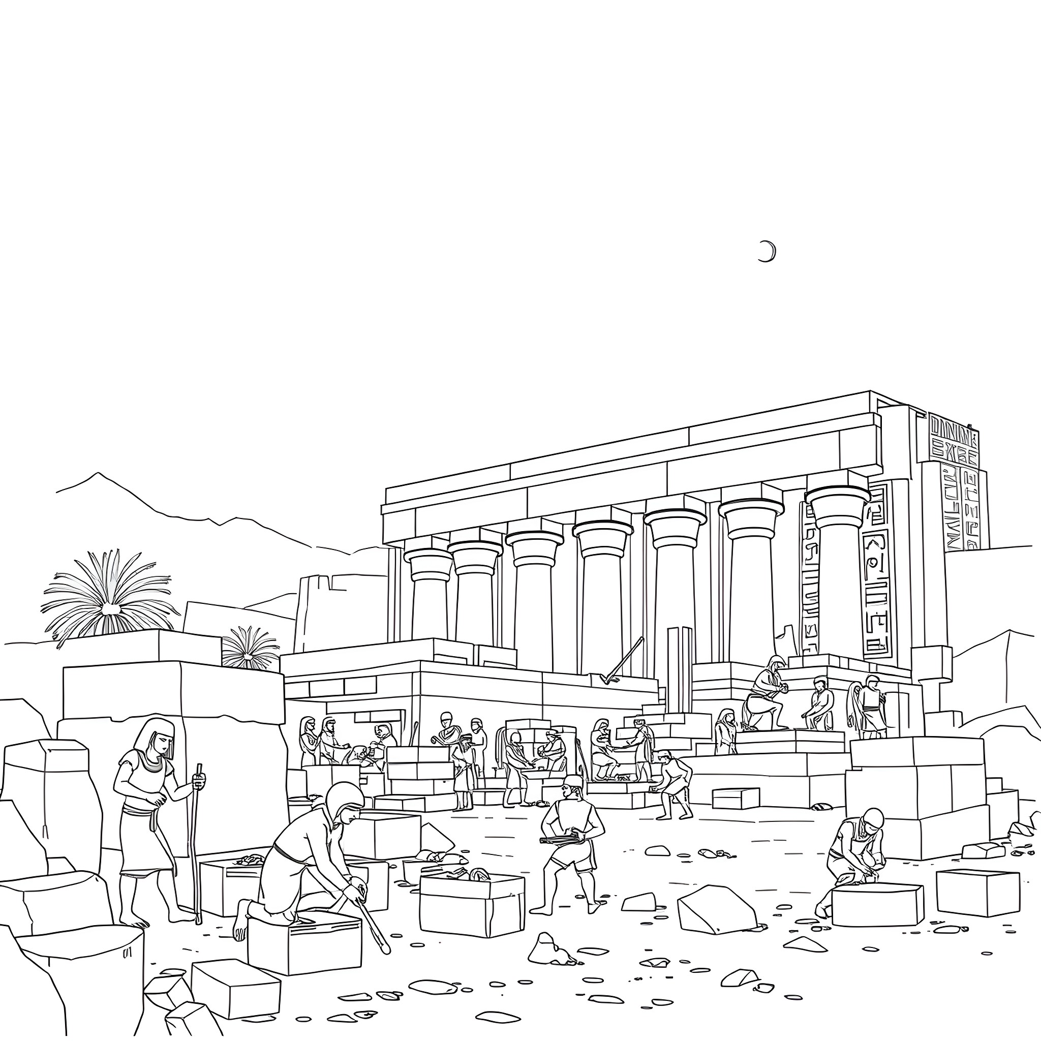 Best Ancient People Coloring Pages (Free Printable PDF)