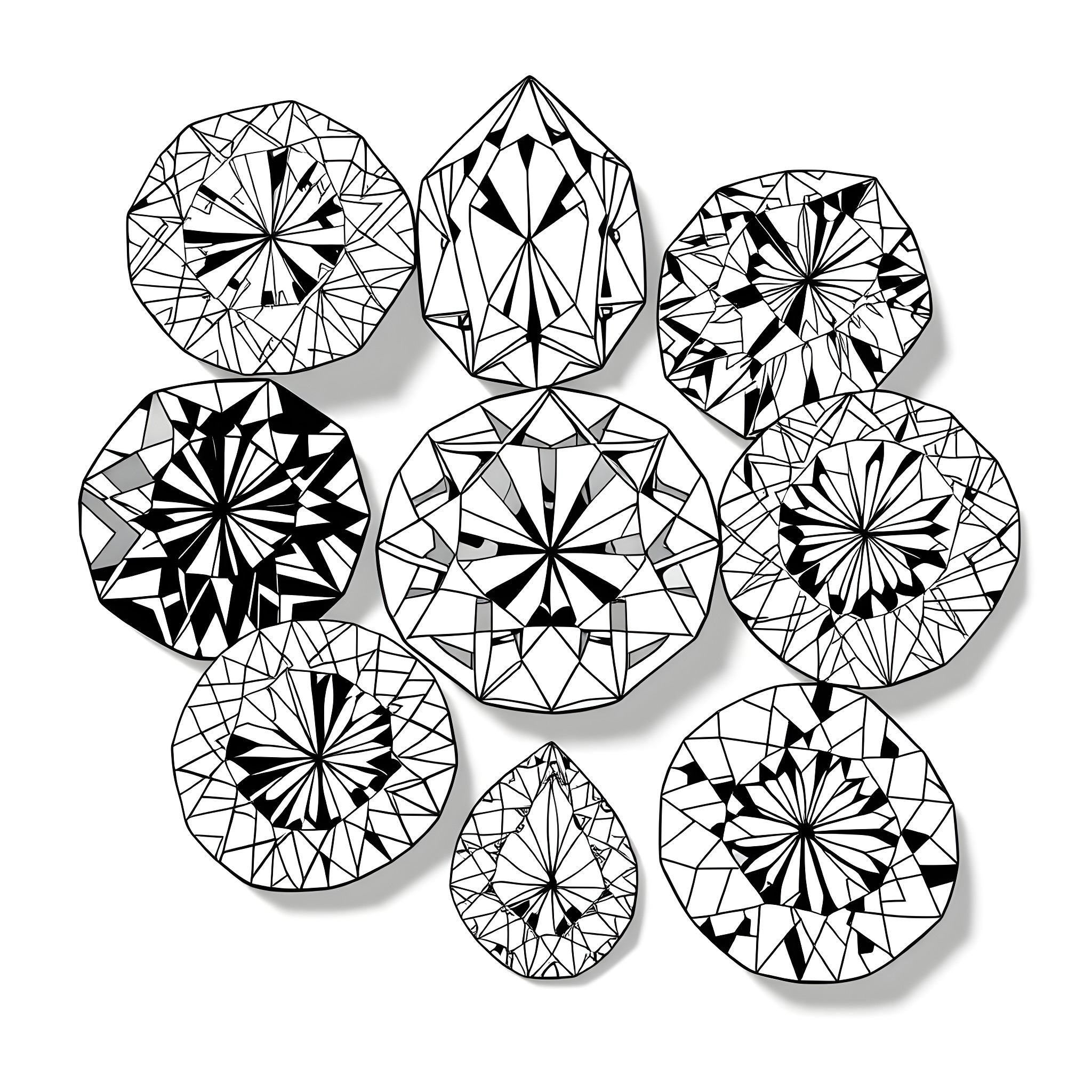 Best Gem Coloring Pages (Free Printable PDF)