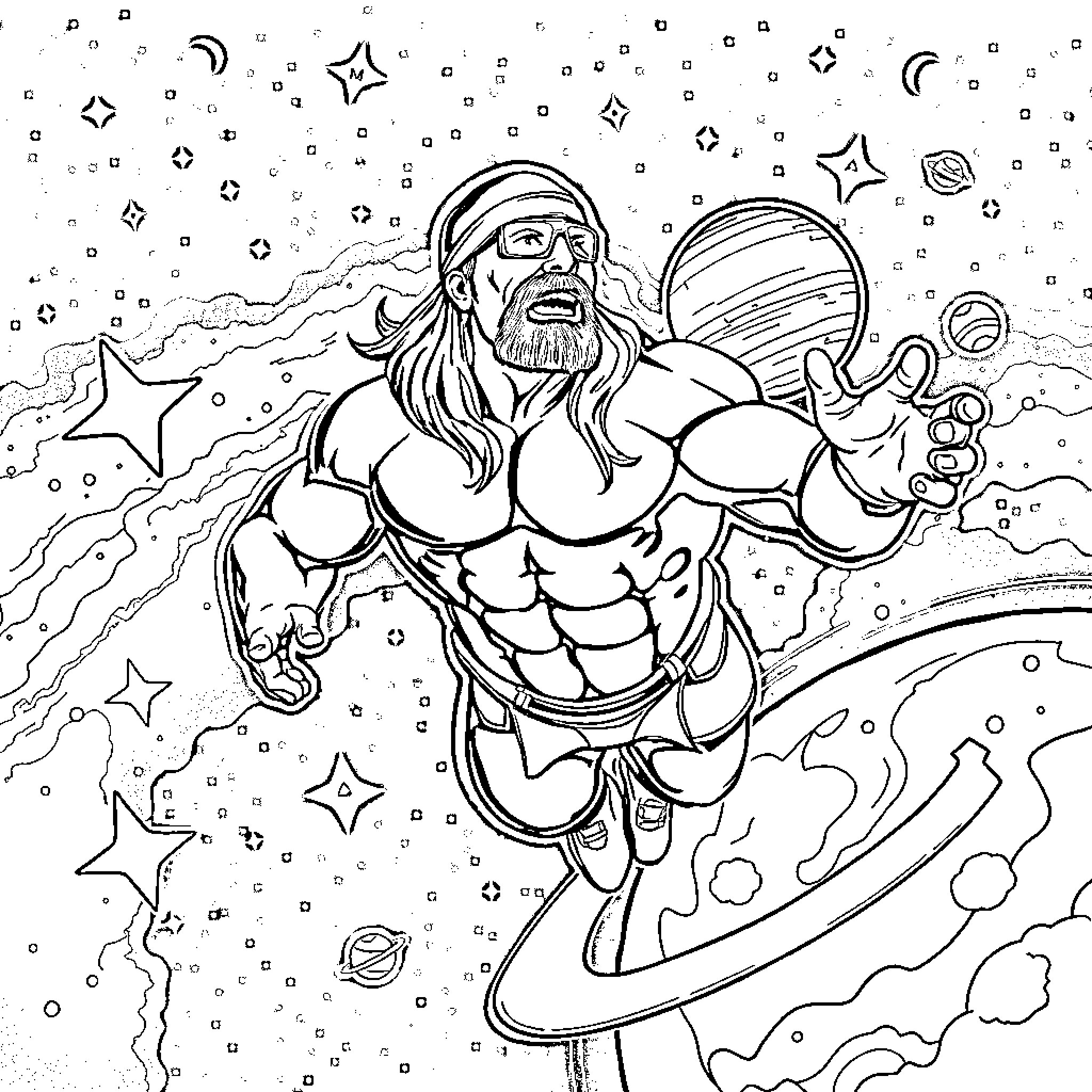 Best Hulk Hogan Coloring Pages (Free Printable PDF)