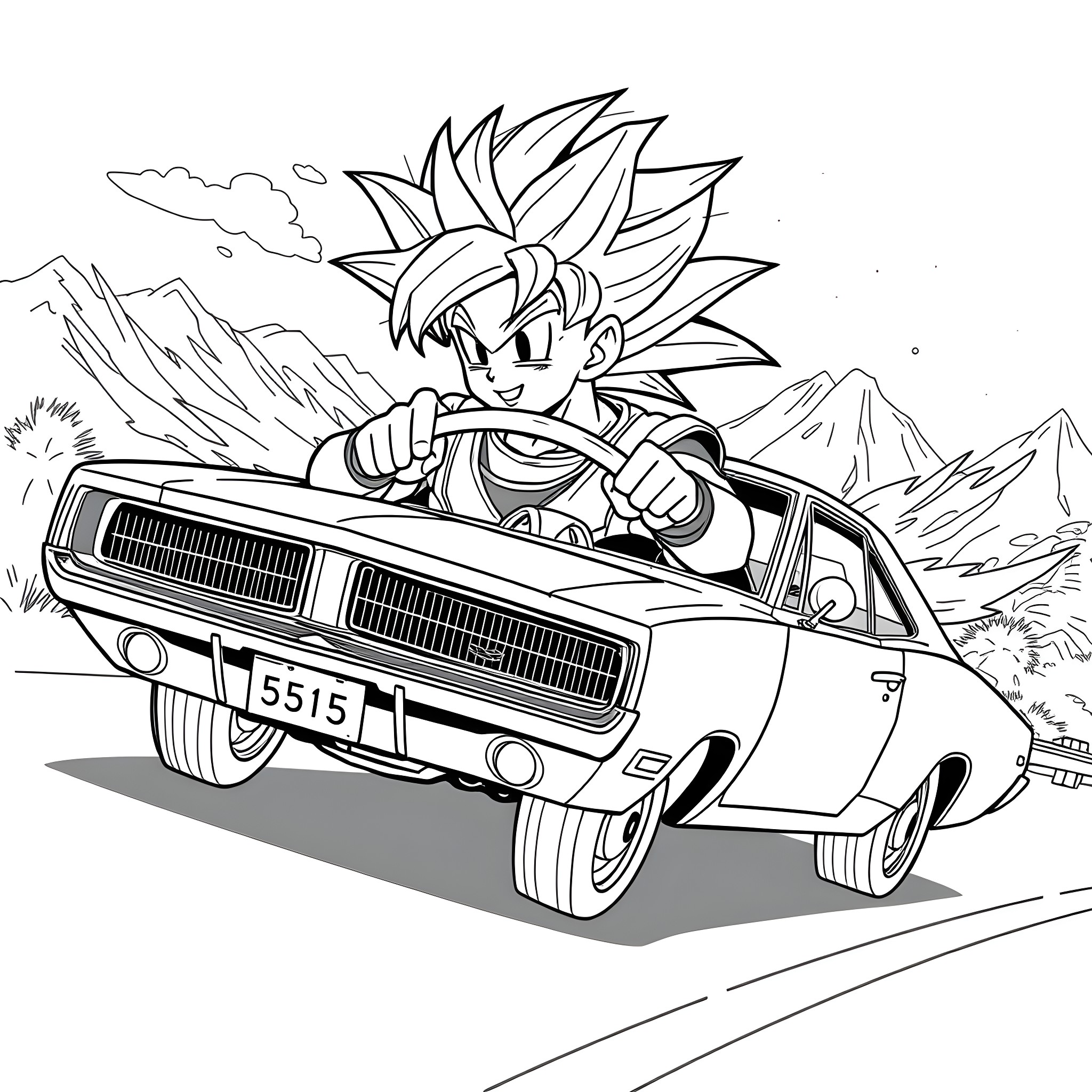 Best Goku Coloring Pages (Free Printable PDF)