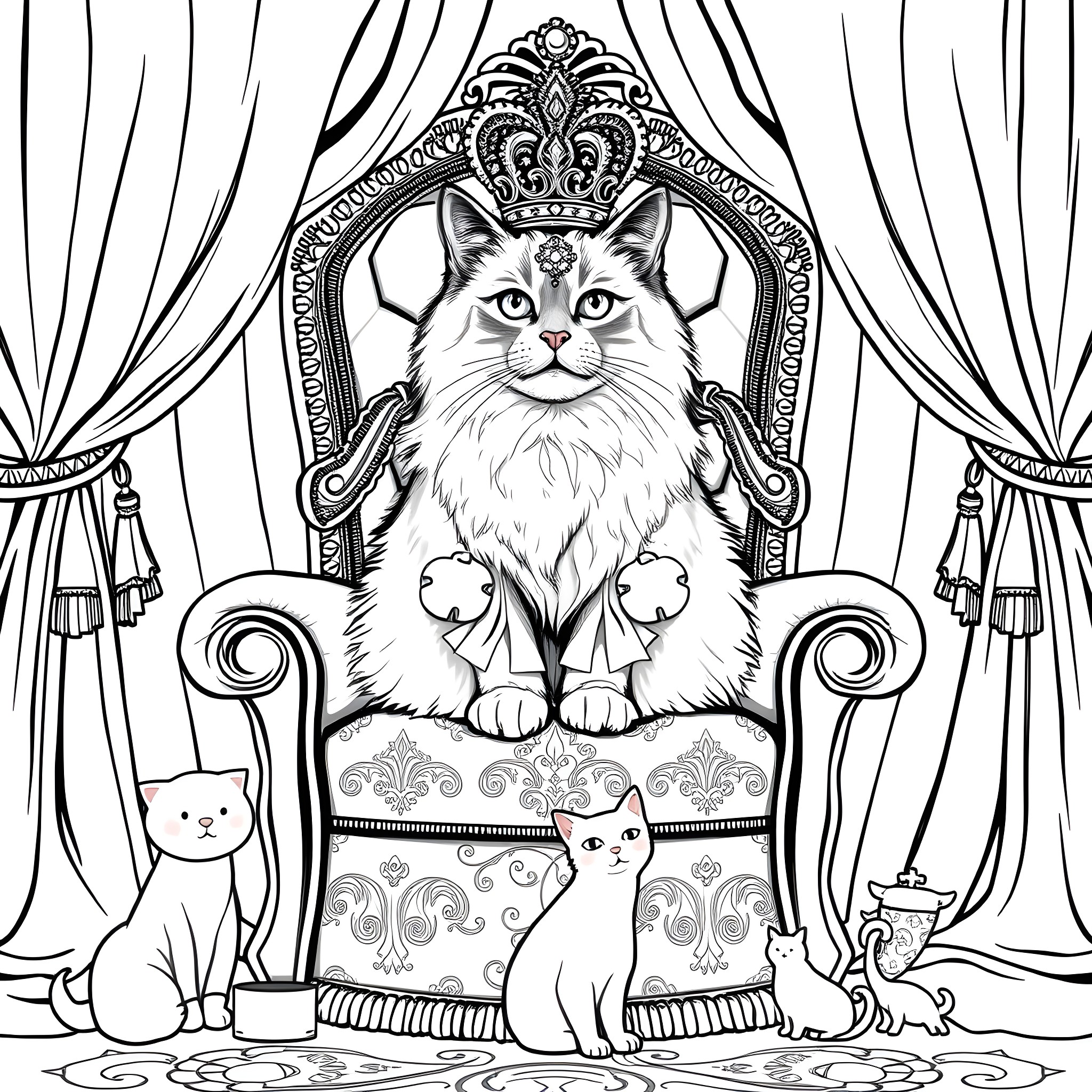Best Ragdoll Cat Coloring Pages (Free Printable PDF)