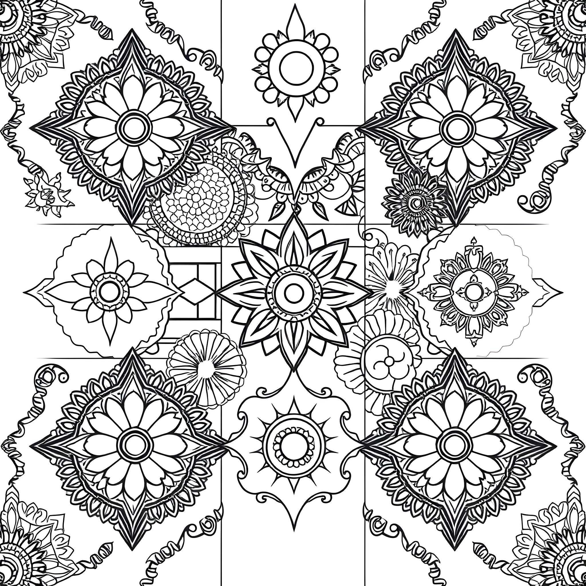 120 Best Patchwork Coloring Pages (Free Printable PDFs)