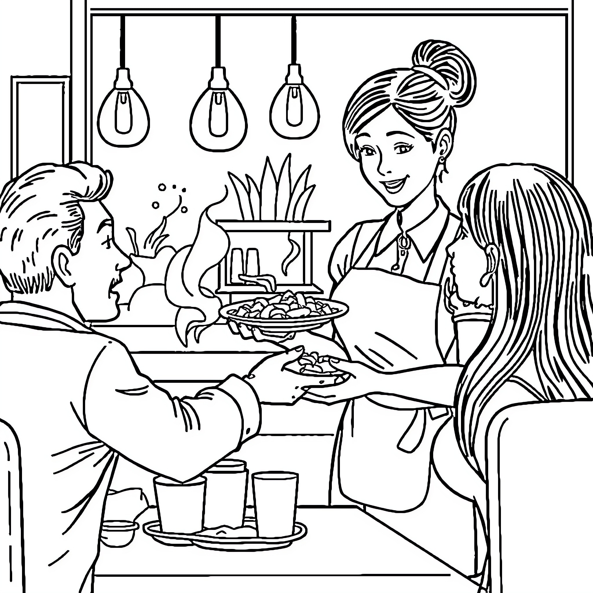 41 Best Waitress Coloring Pages (Free Printable PDFs)