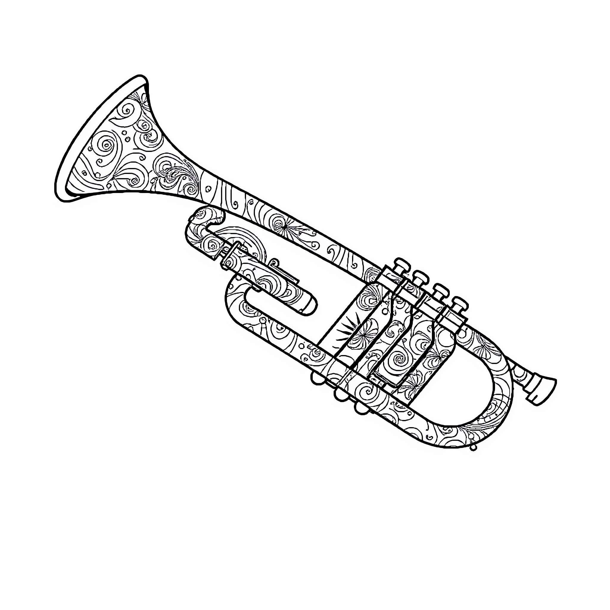 Best Trumpet Coloring Pages (Free Printable PDF)