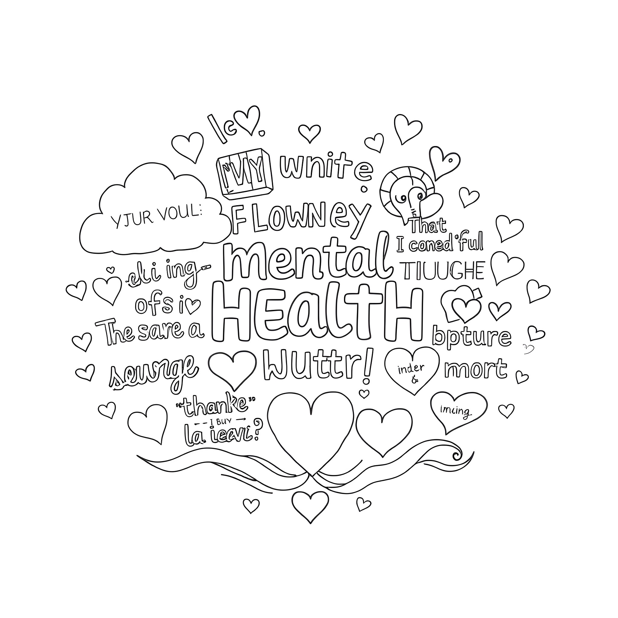 Best Mental Health Coloring Pages (Free Printable PDF)