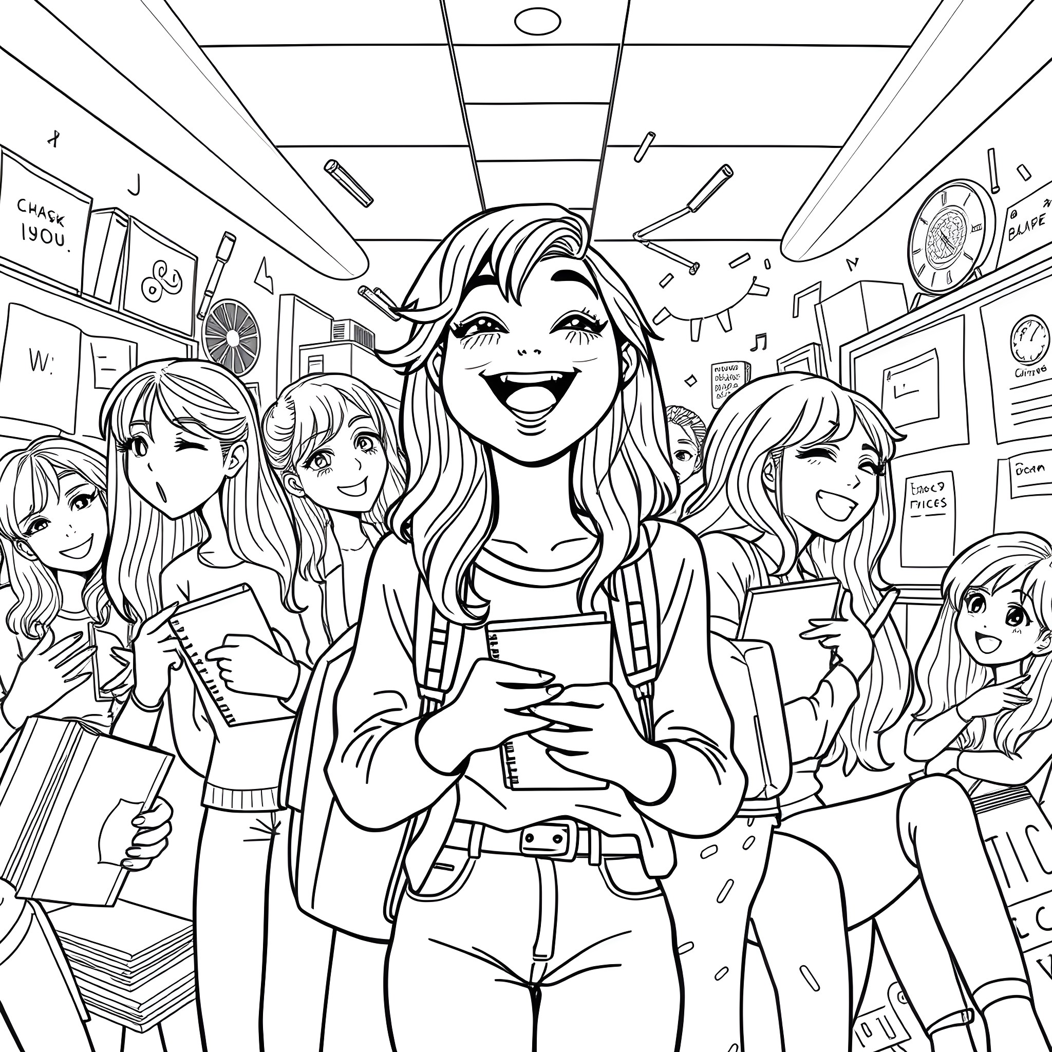 Best Dork Diaries Coloring Pages (Free Printable PDF)