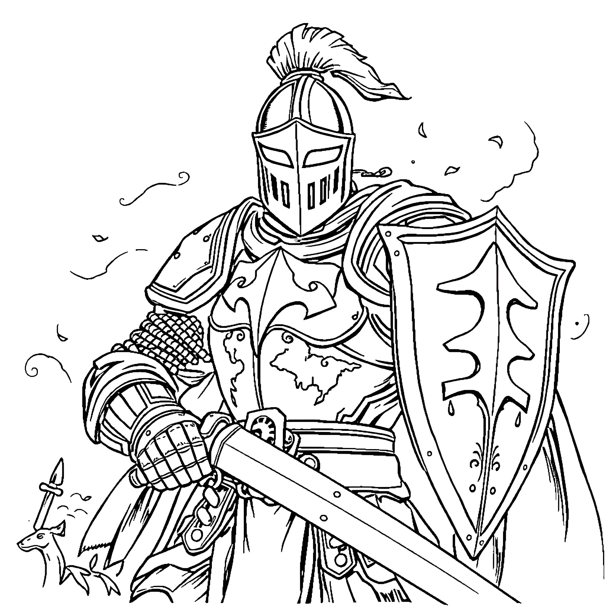 137 Best Knight Coloring Pages (Free Printable PDFs)