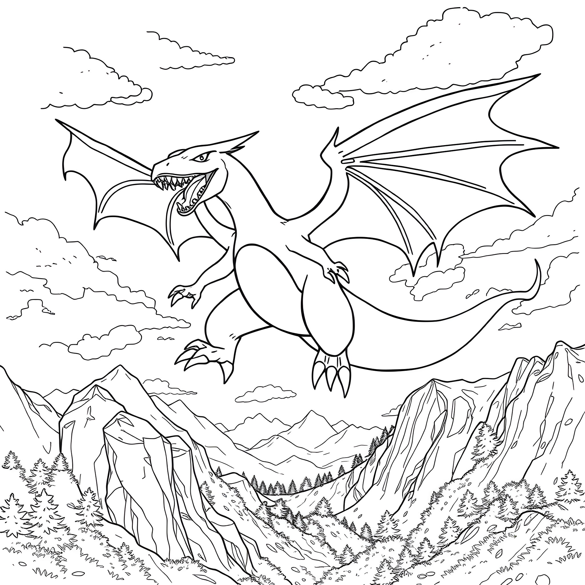 Best Charizard Coloring Pages (Free Printable PDF)