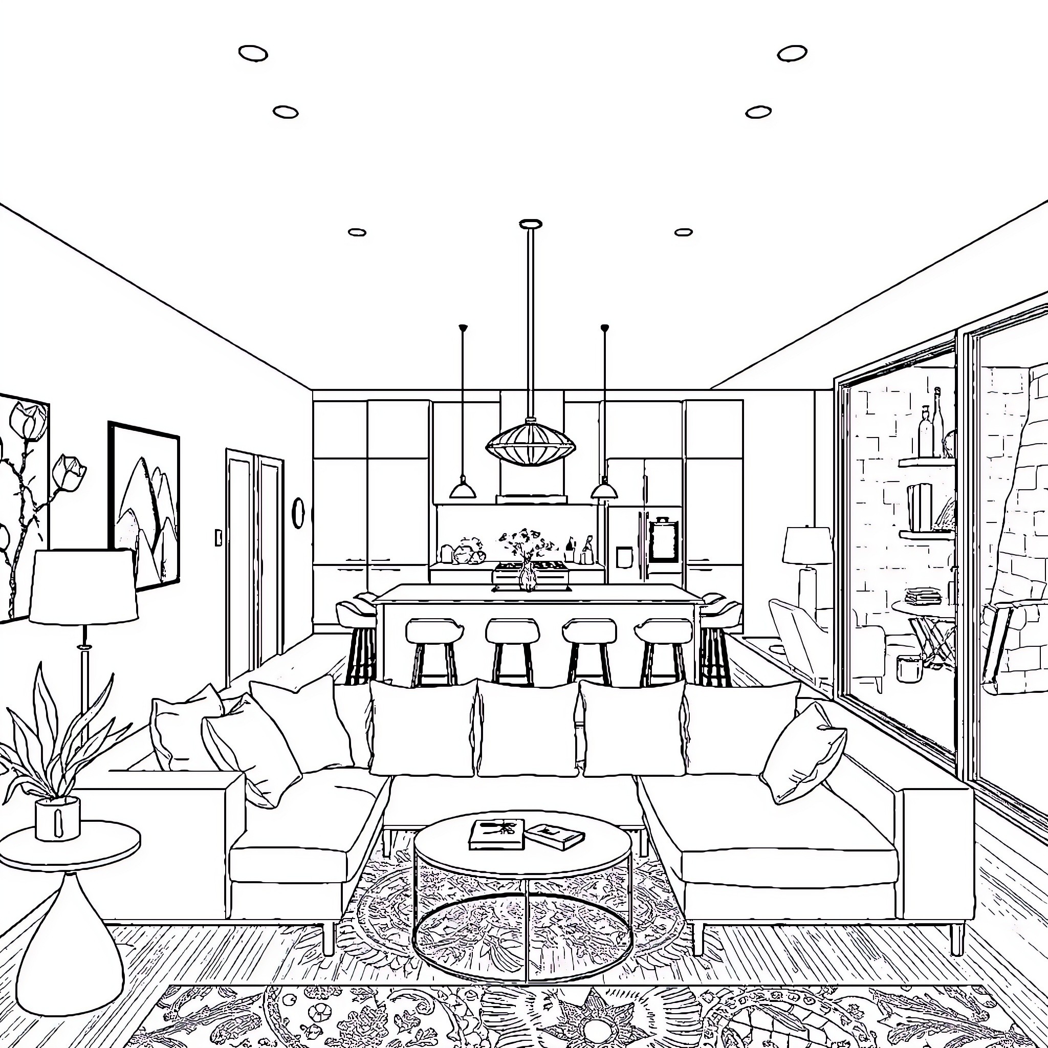 Best Room Coloring Pages (Free Printable PDF)