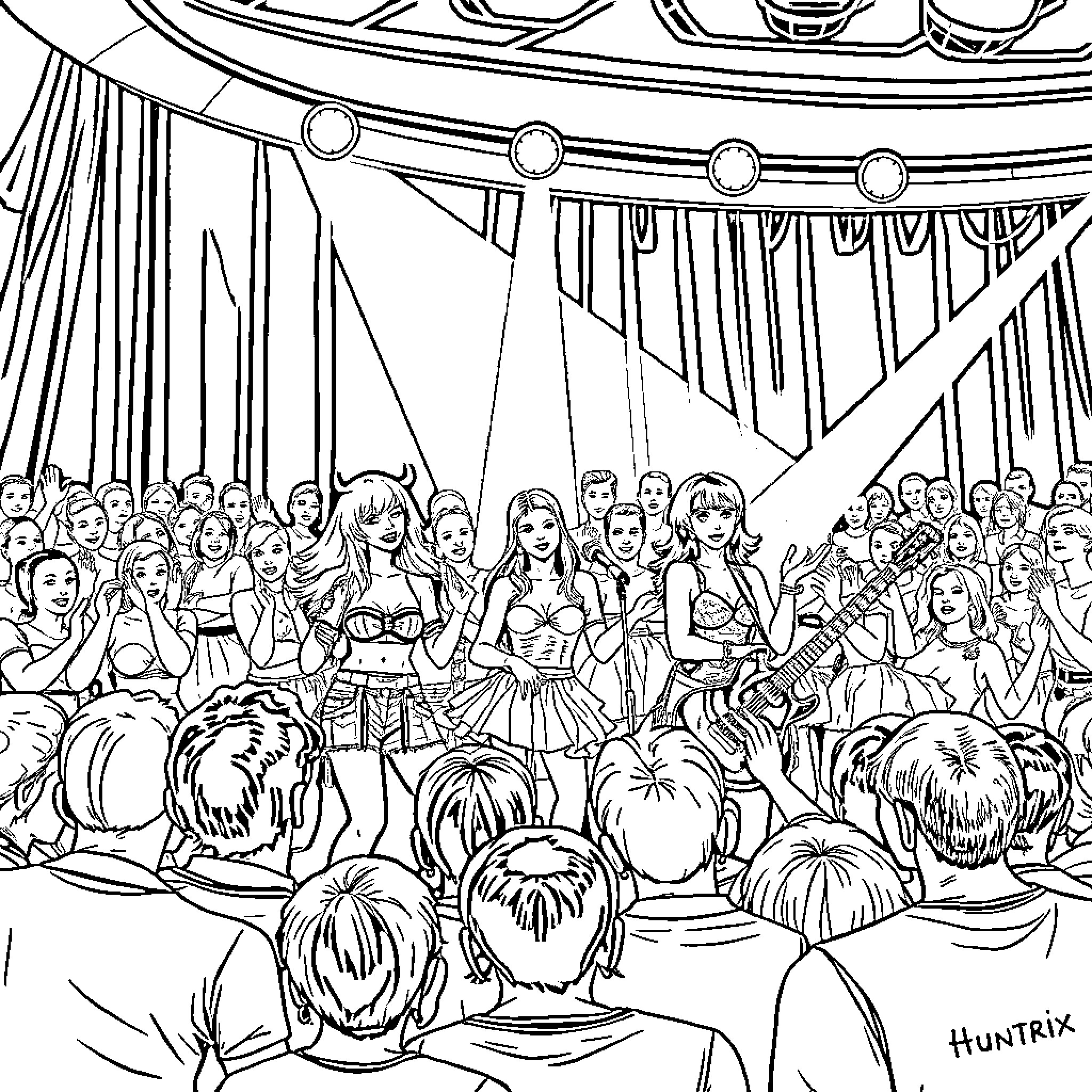 Best Huntrix Coloring Pages (Free Printable PDF)