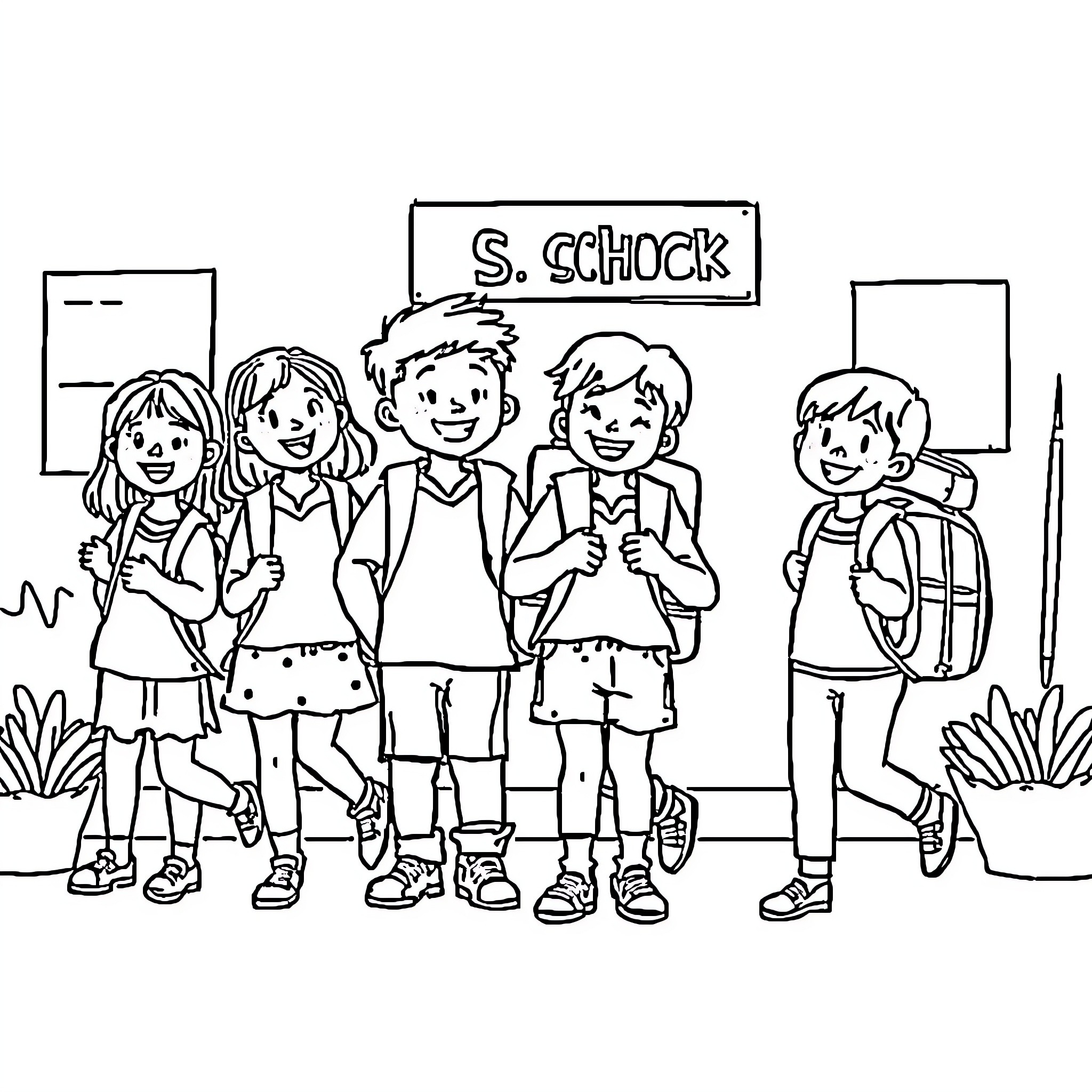 Best School Coloring Pages (Free Printable PDF)