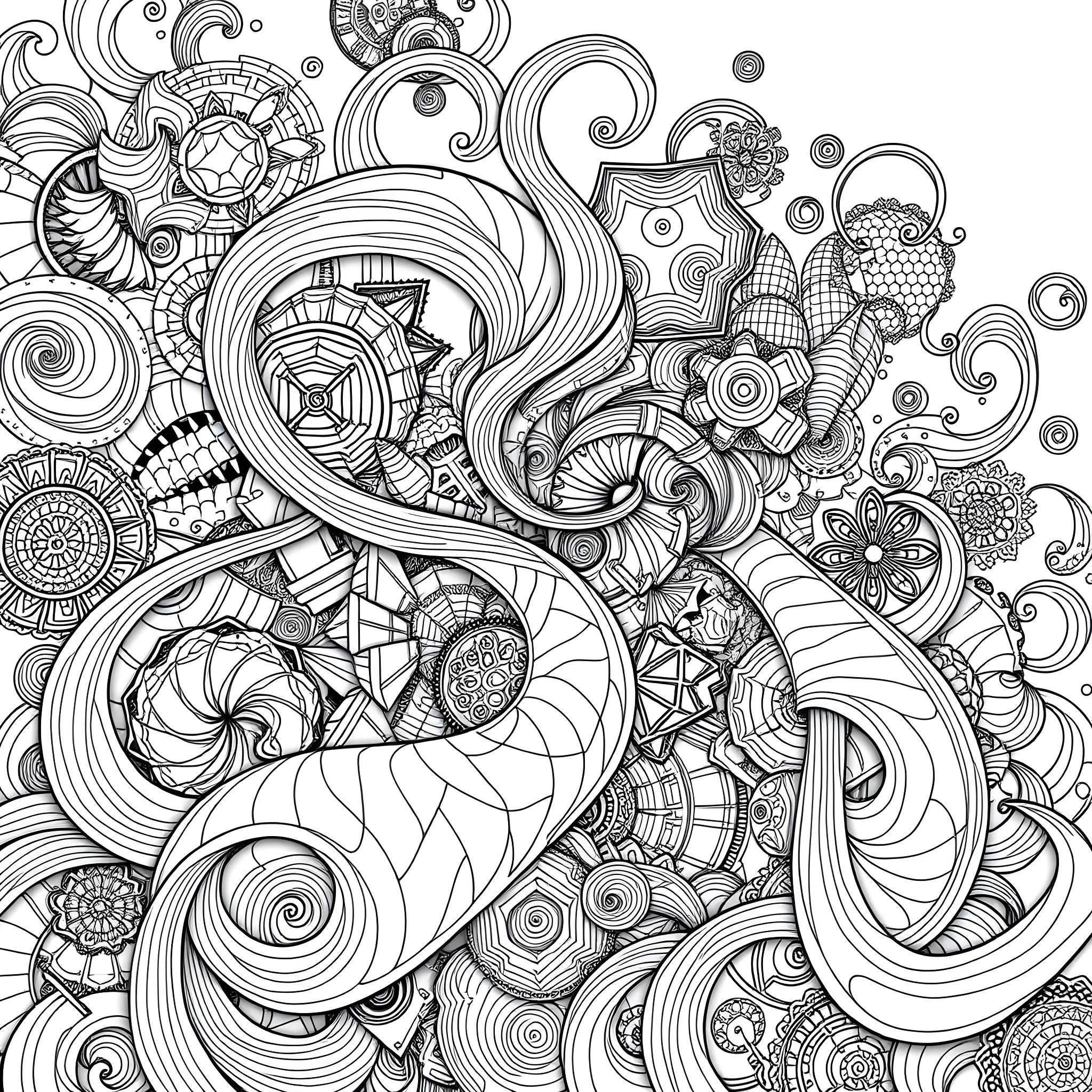 20 Best Abstract Design Coloring Pages (Free Printable PDFs)