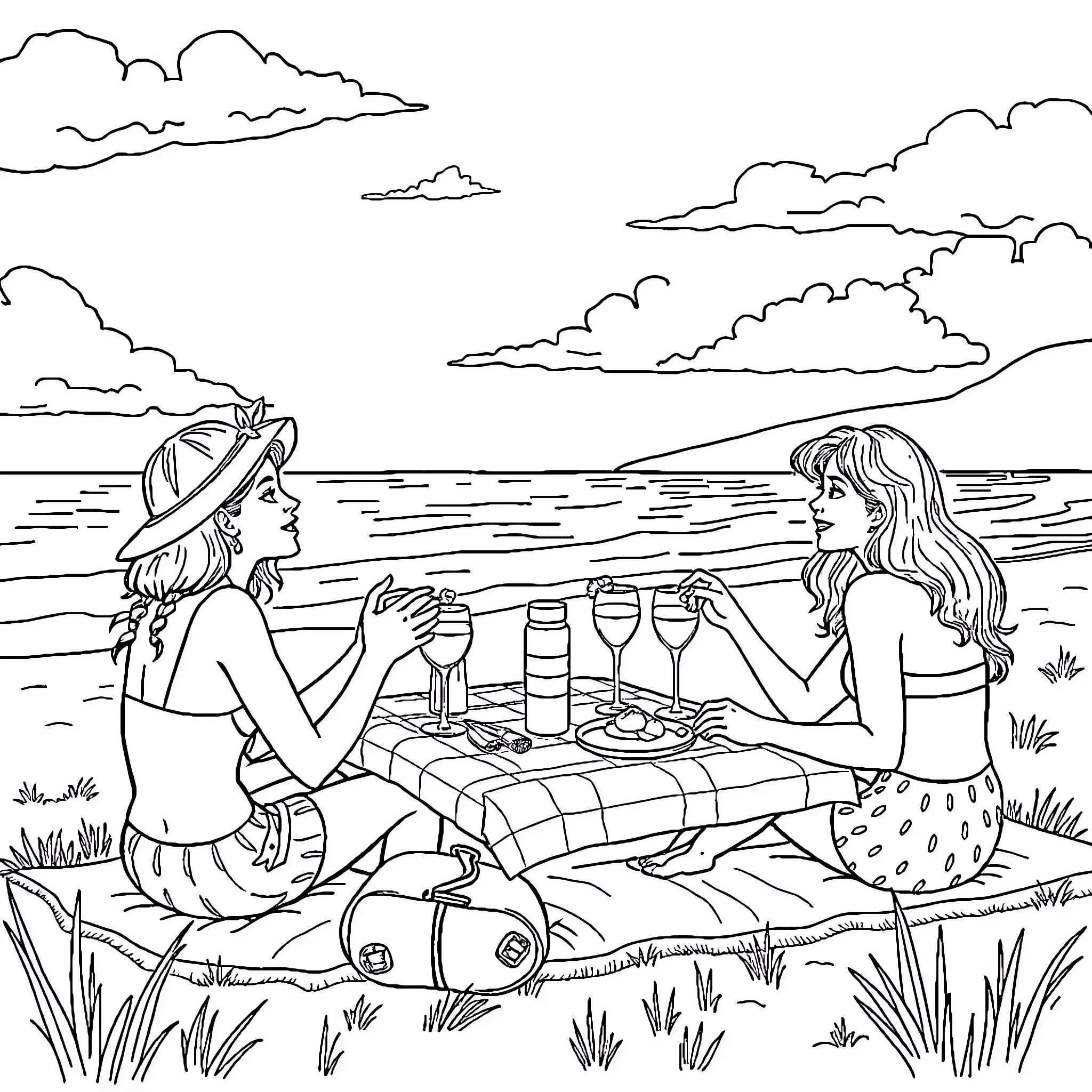 Best Beach Coloring Pages (Free Printable PDF)