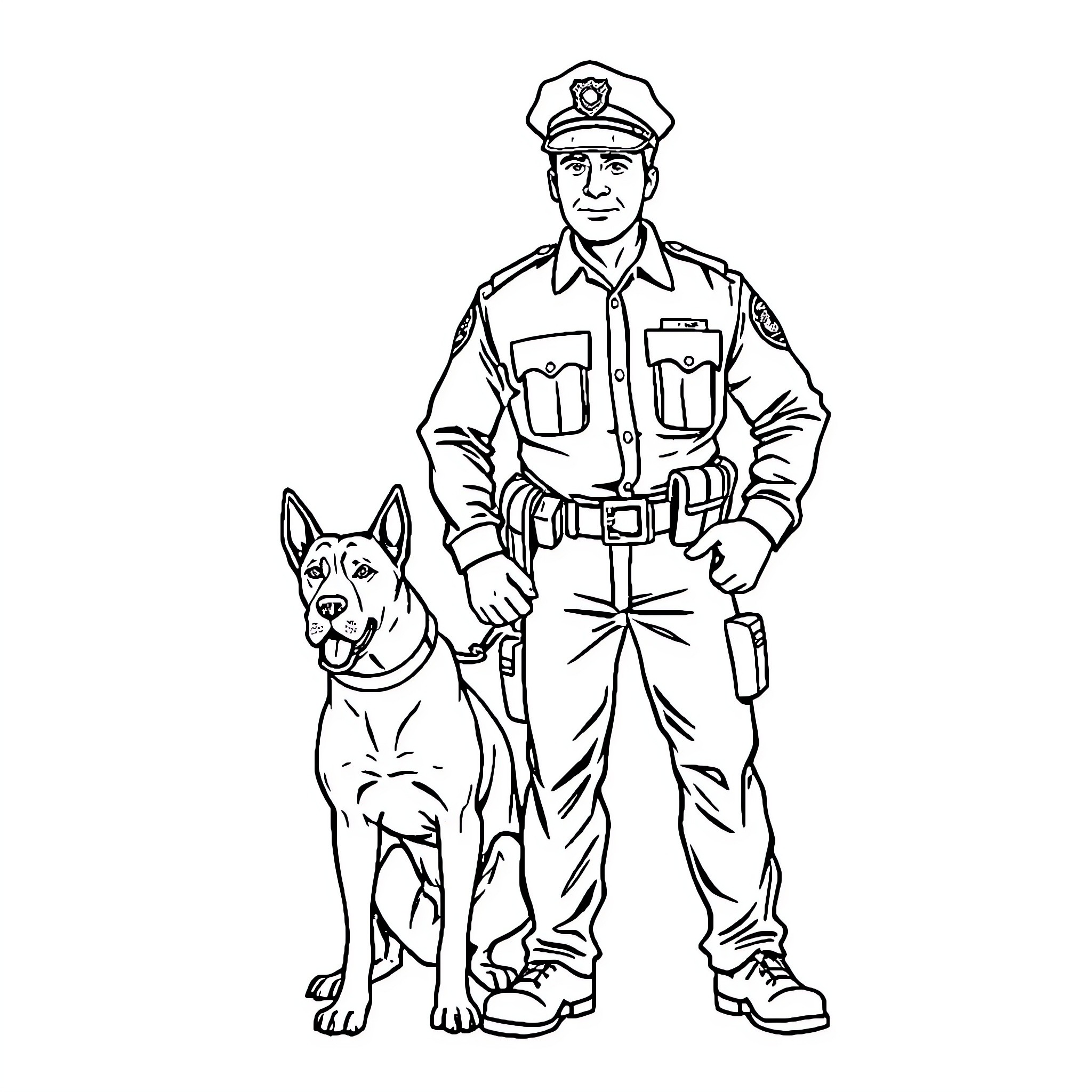 Best Policeman Coloring Pages (Free Printable PDF)
