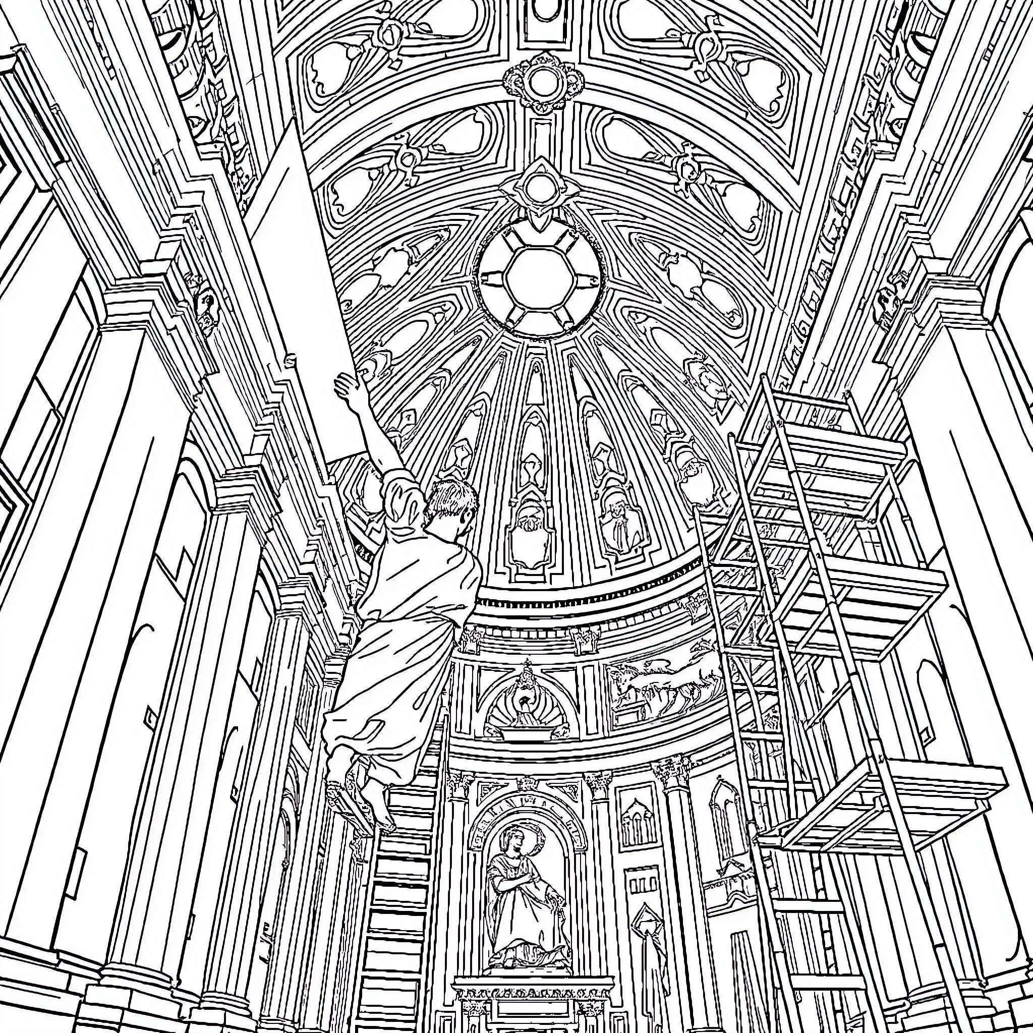 10 Best Michelangelo Coloring Pages (Free Printable PDFs)