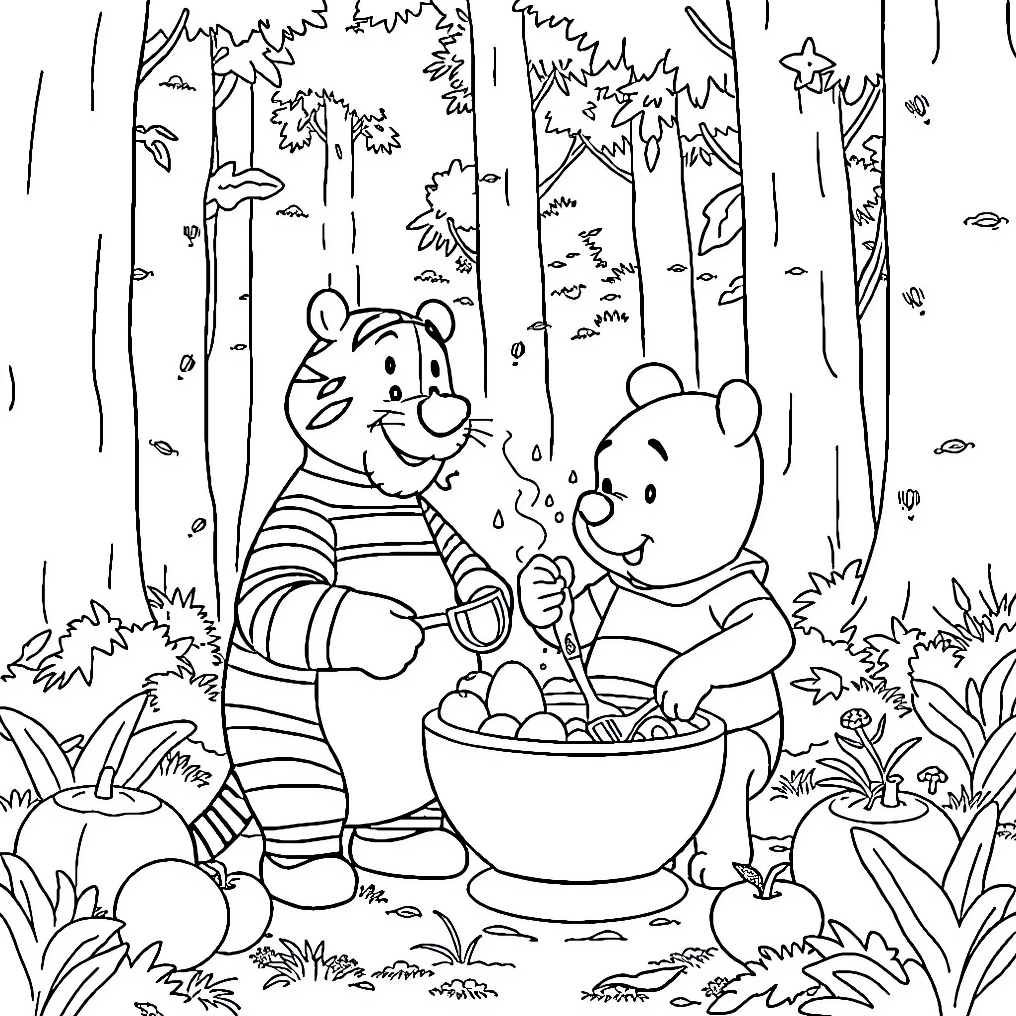 Best Prune Coloring Pages (Free Printable PDF)
