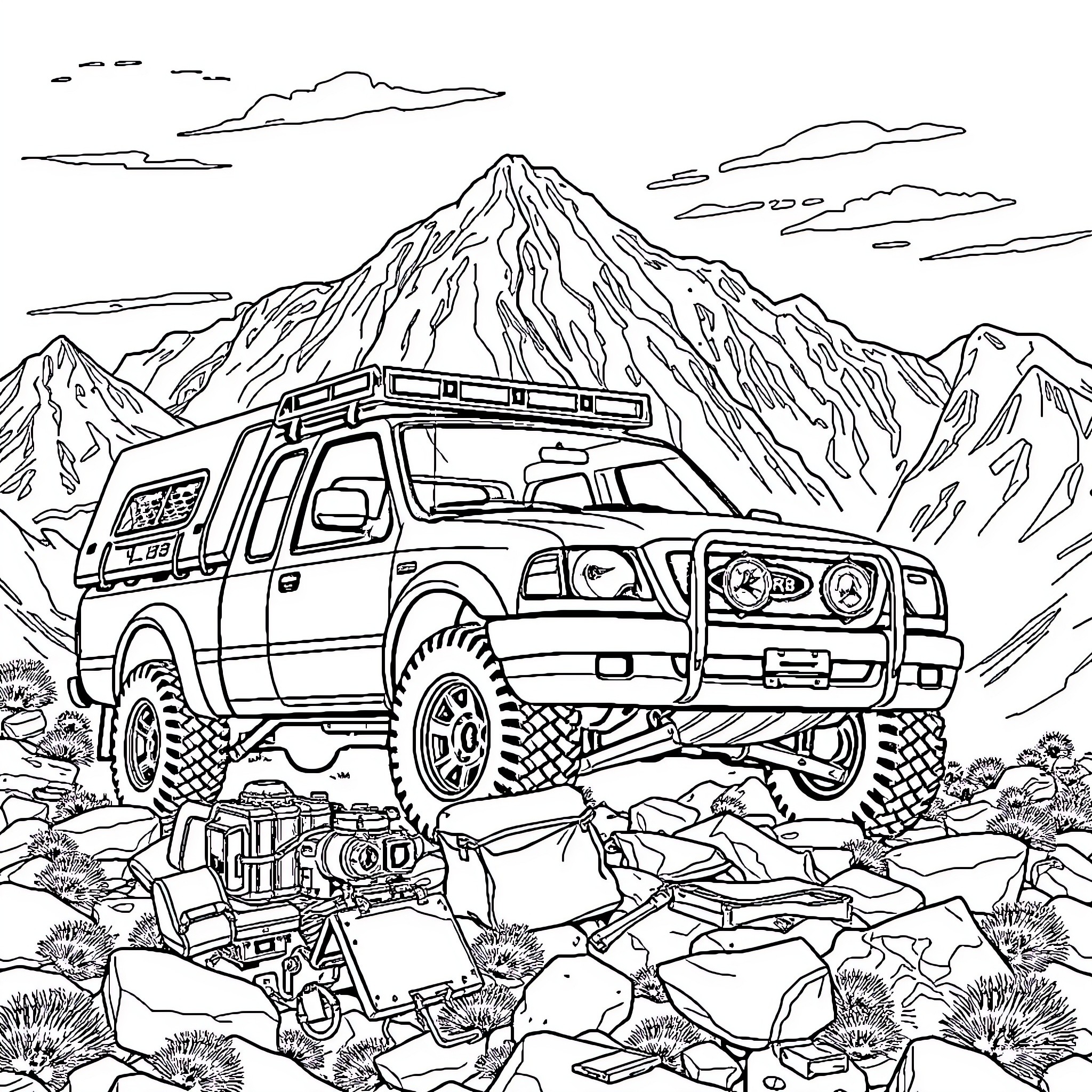 Best Ford Ranger Coloring Pages (Free Printable PDF)