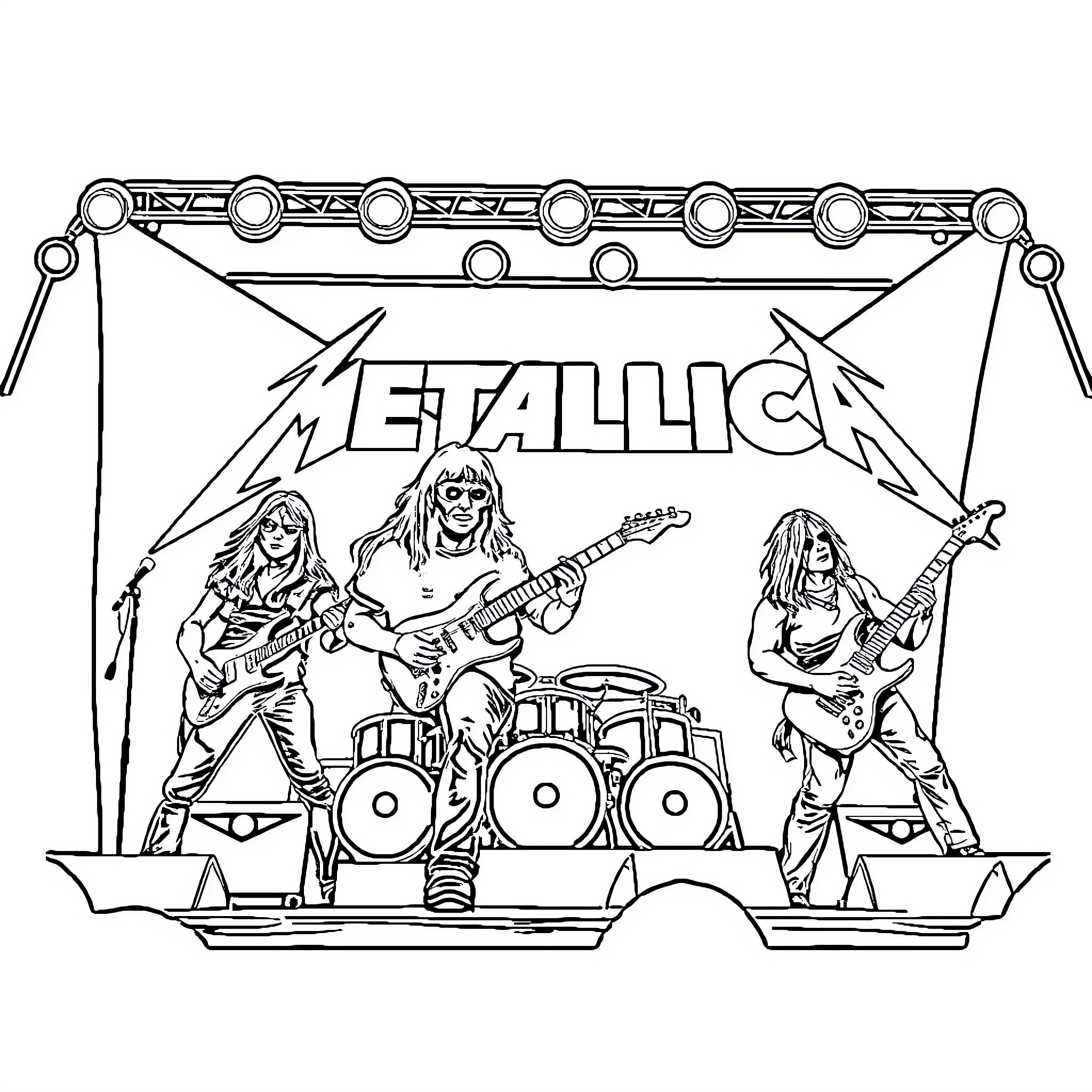 Best Metallica Coloring Pages (Free Printable PDF)
