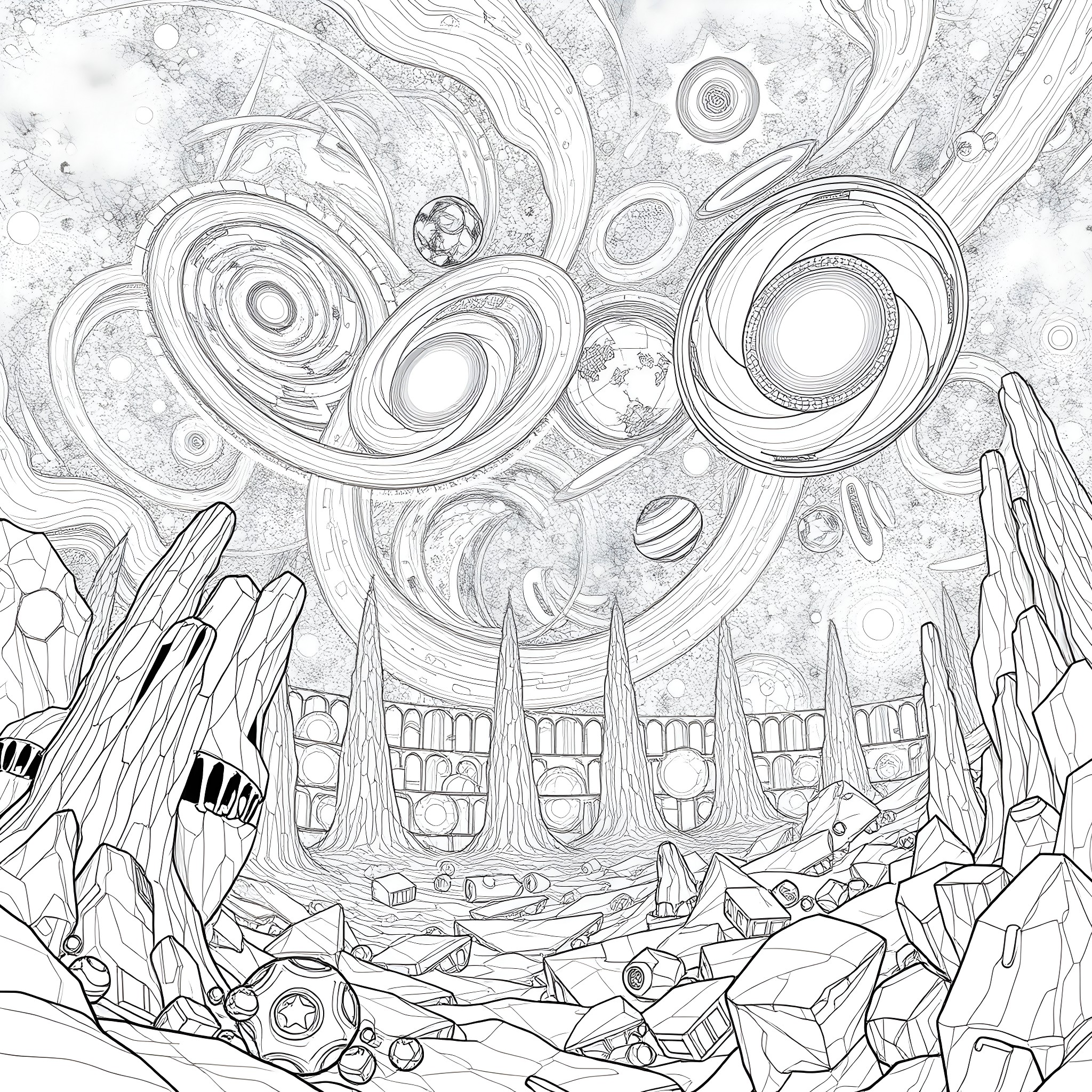 Best Space Coloring Pages (Free Printable PDF)