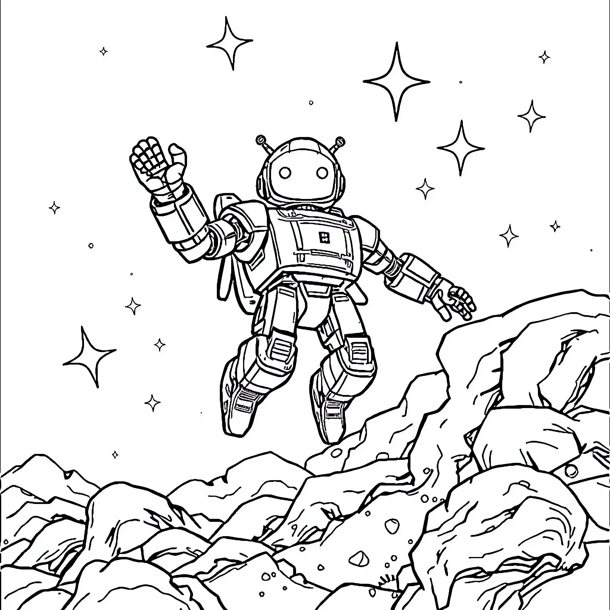 Best Astrobot Coloring Pages (Free Printable PDF)