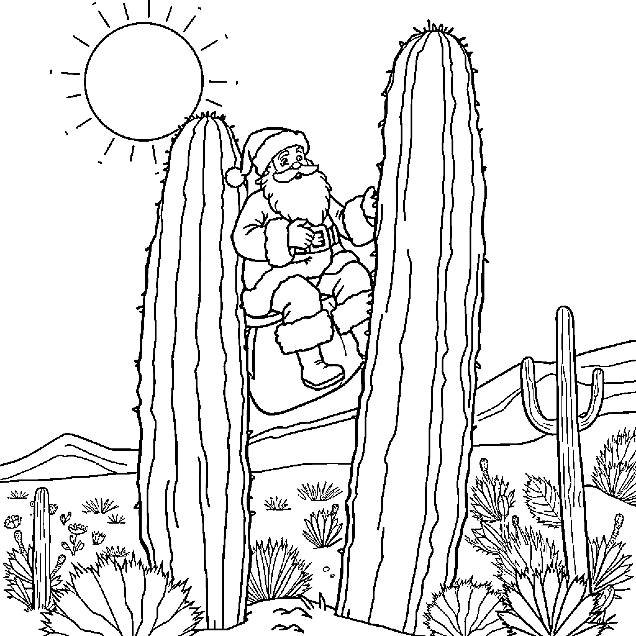 Best Santa Claus Coloring Pages (Free Printable PDF)