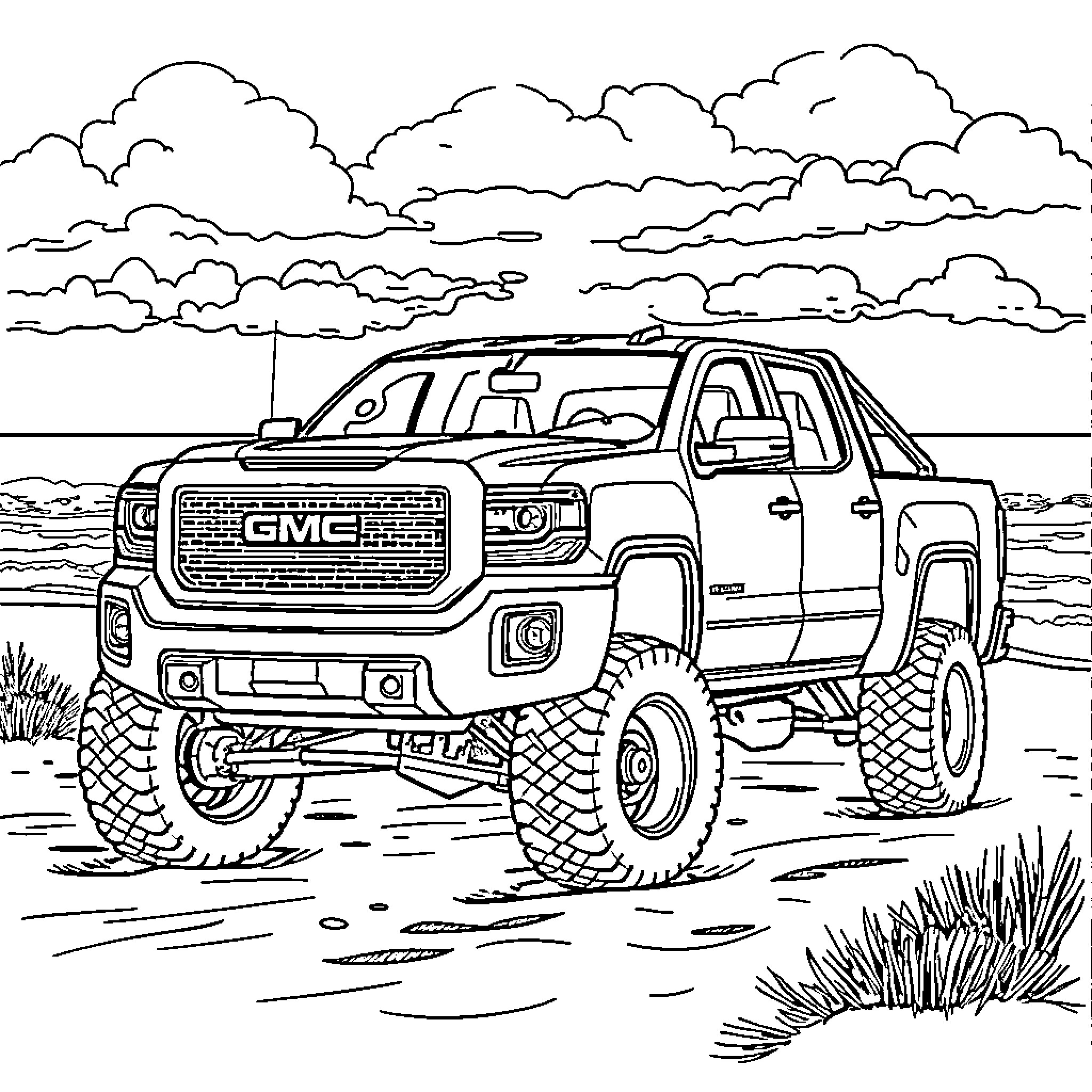 Best Gmc Coloring Pages (Free Printable PDF)