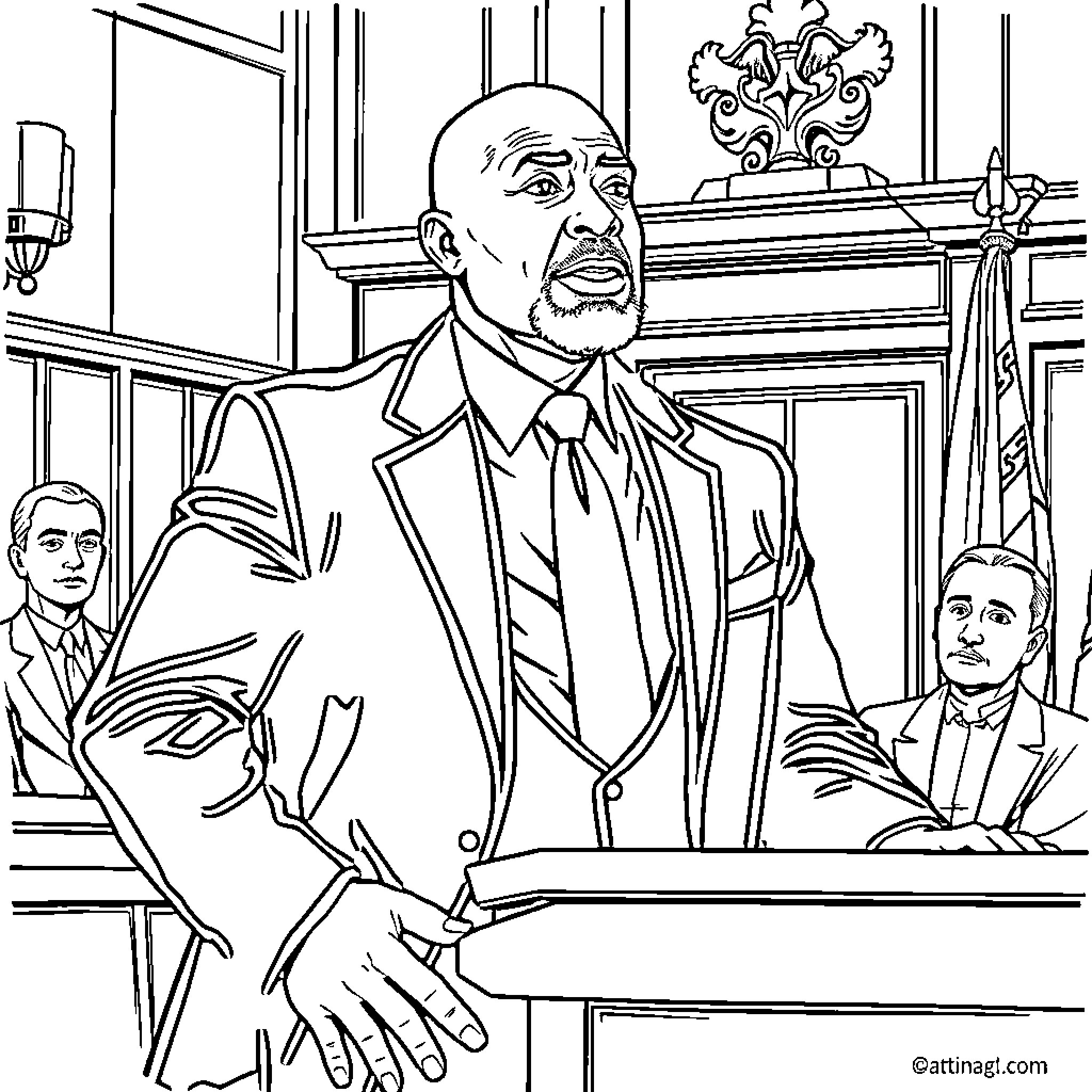 Best Attorney Coloring Pages (Free Printable PDF)