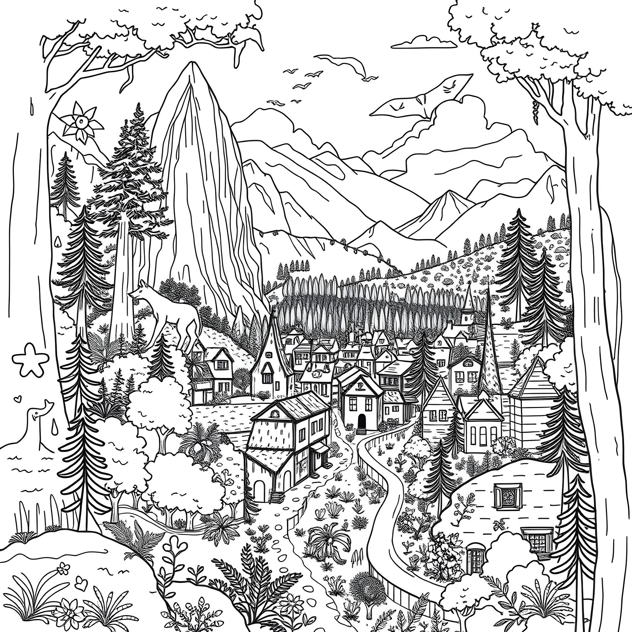 Best City Coloring Pages (Free Printable PDF)
