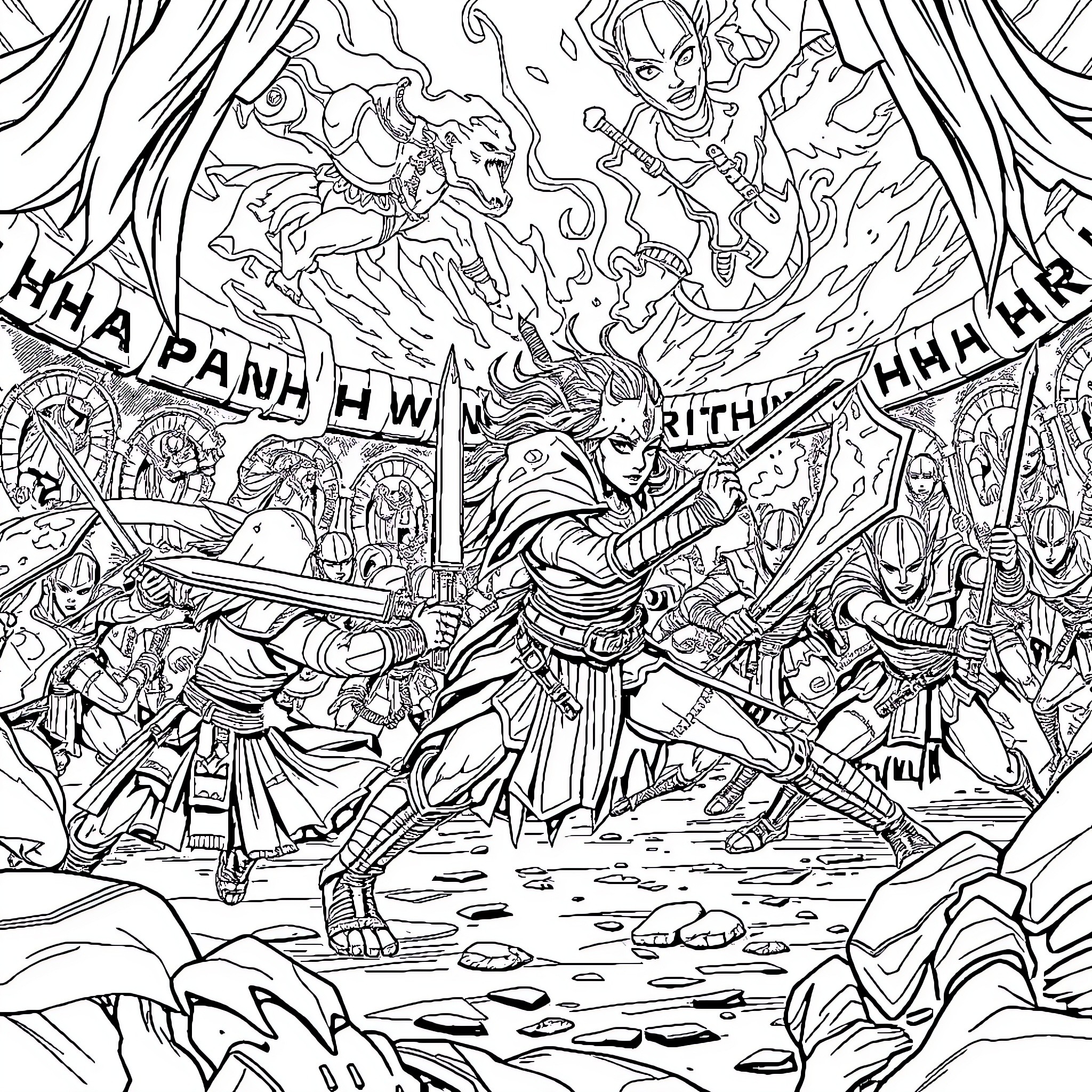 Best Huntrix Coloring Pages (Free Printable PDF)