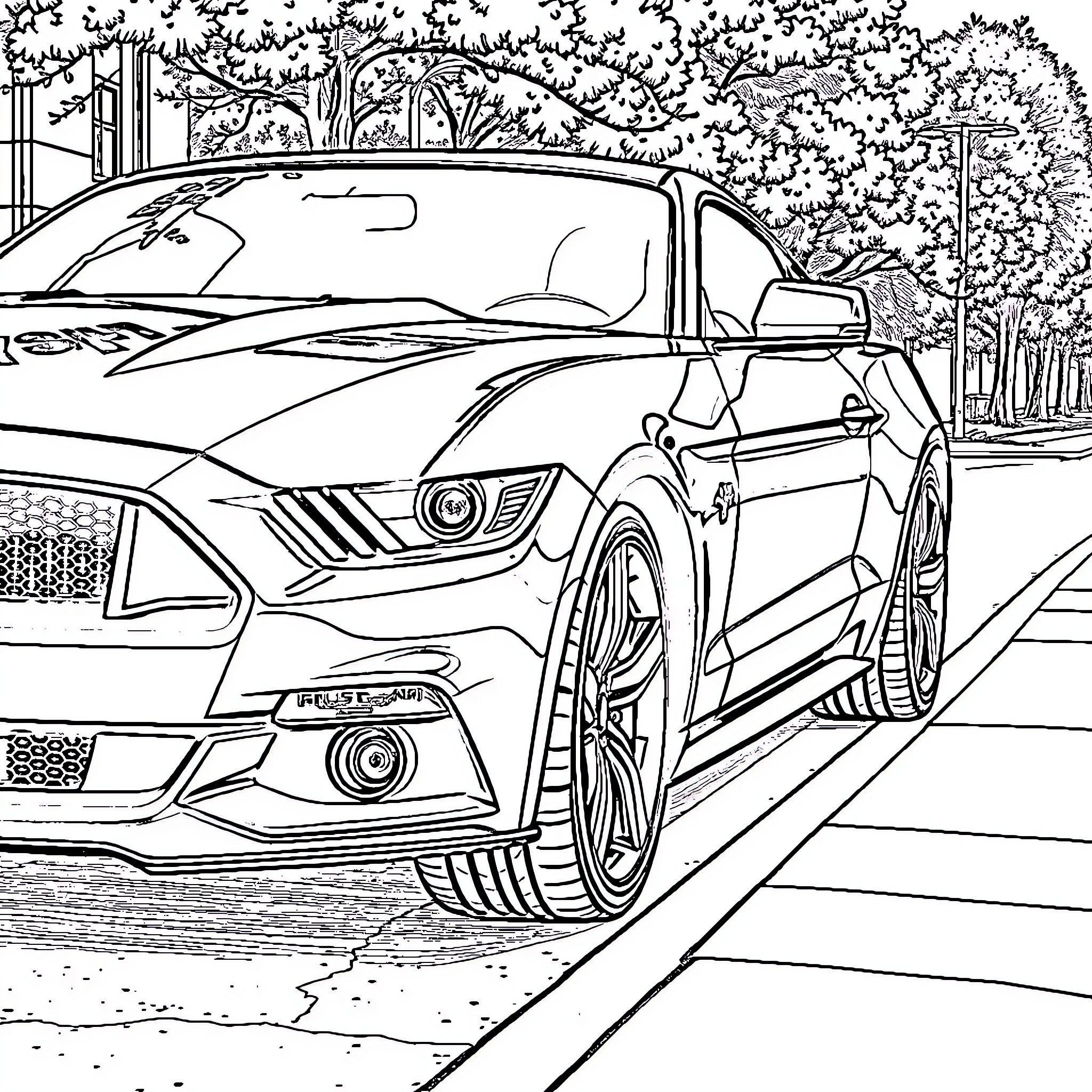 84 Best Mustang Coloring Pages (Free Printable PDFs)