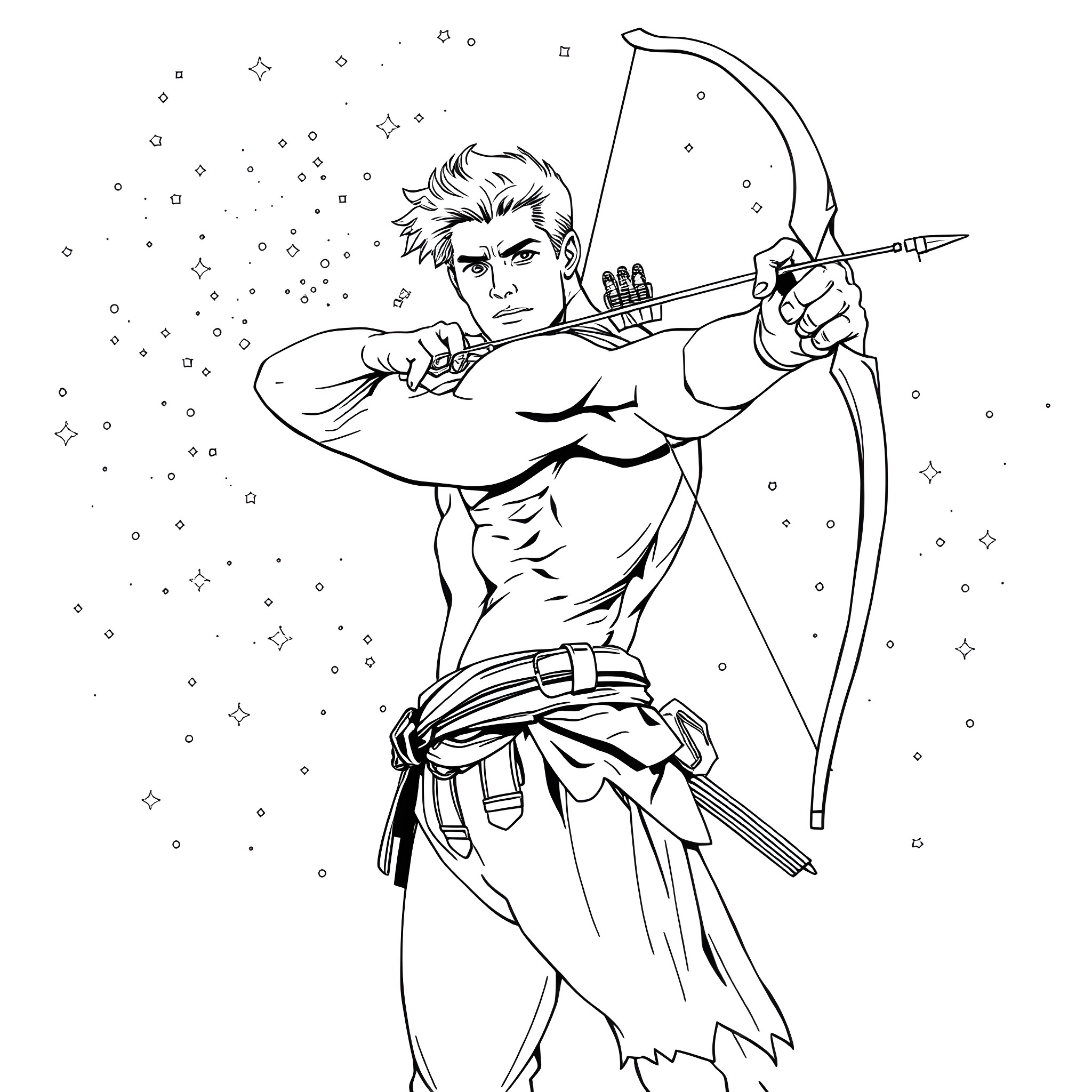 45 Best Archer Coloring Pages (Free Printable PDFs)