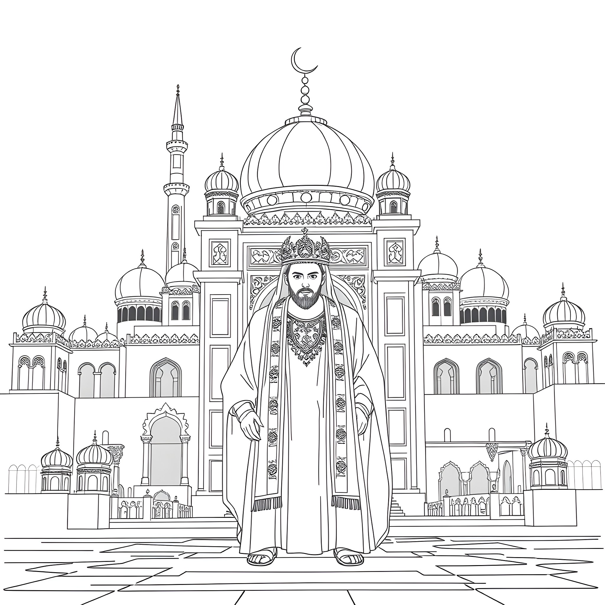 Best Muslim Coloring Pages (Free Printable PDF)