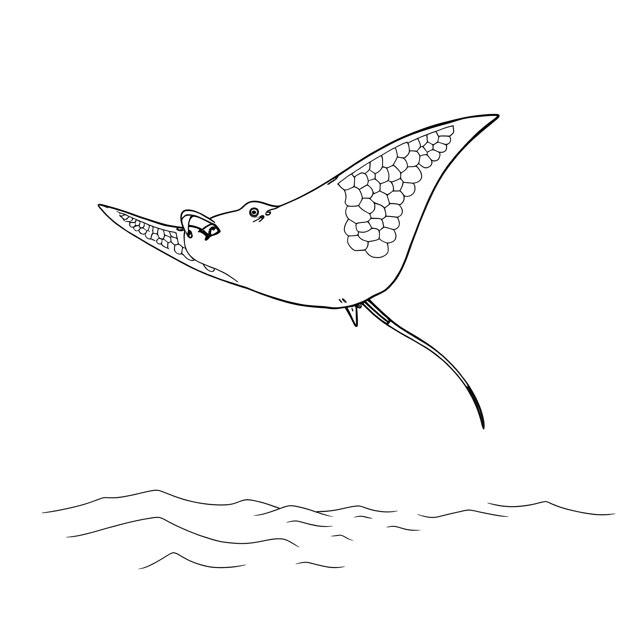Best Manta Ray Coloring Pages (Free Printable PDF)