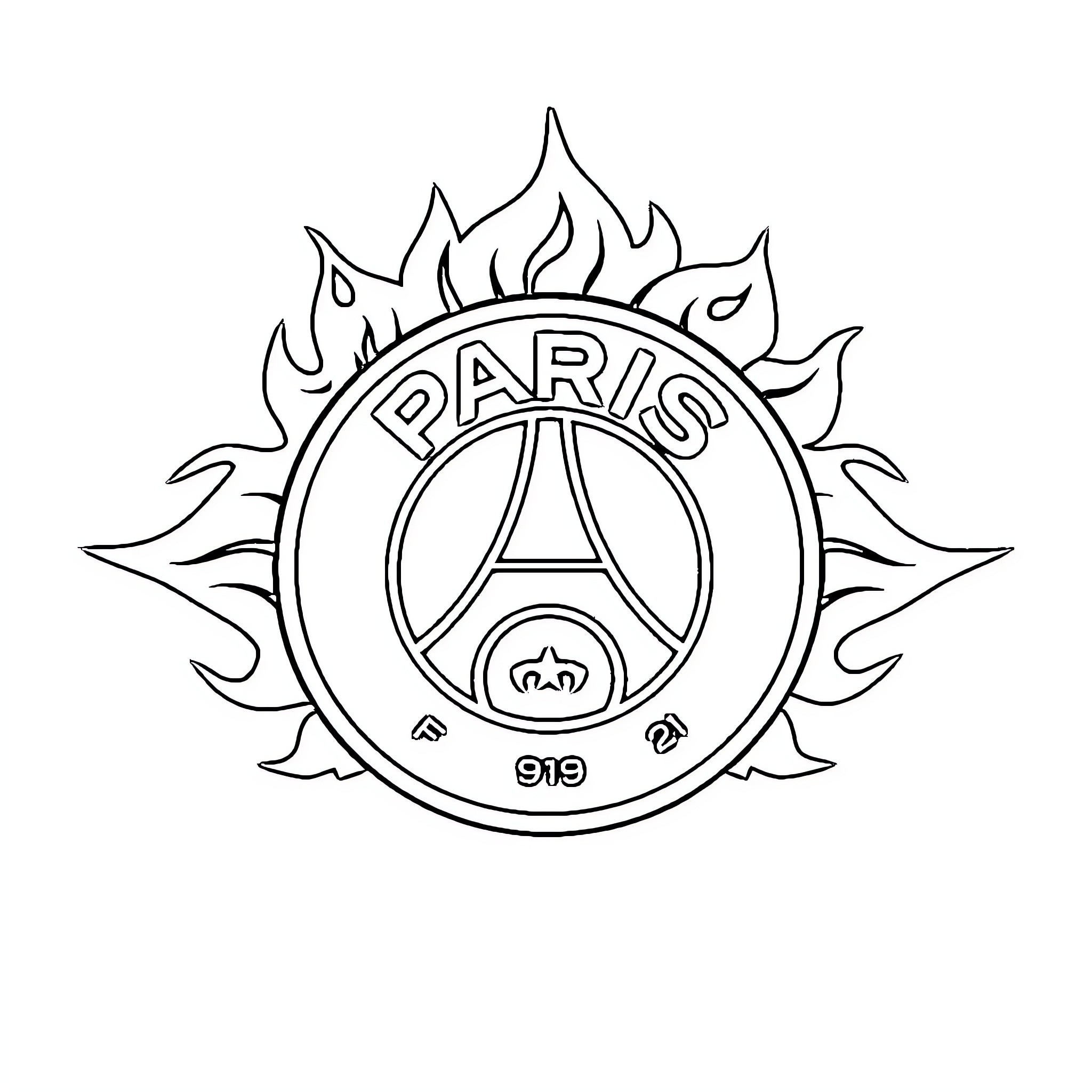 Best PSG Coloring Pages (Free Printable PDF)