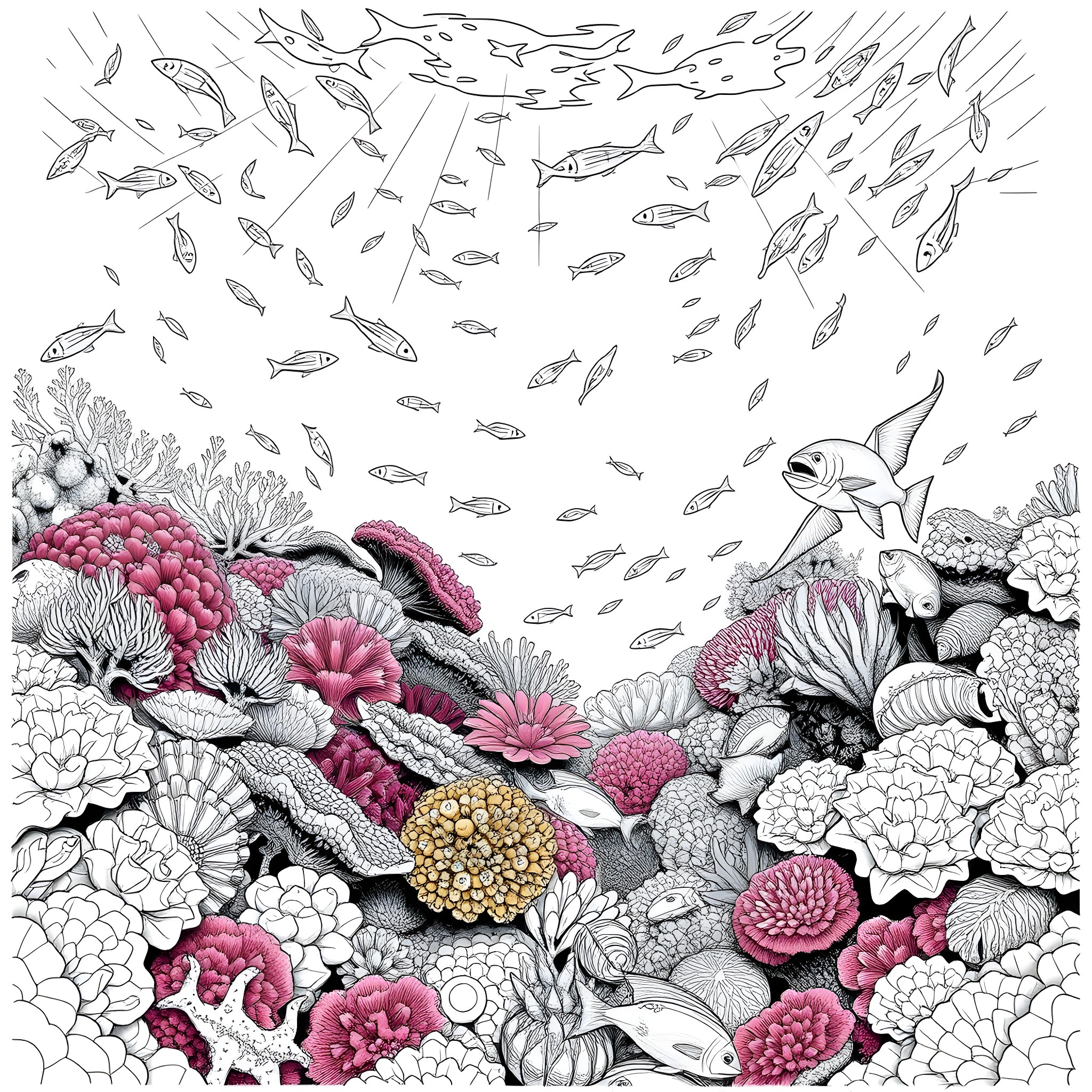 5 Best Coral Reef Coloring Pages (Free Printable PDFs)