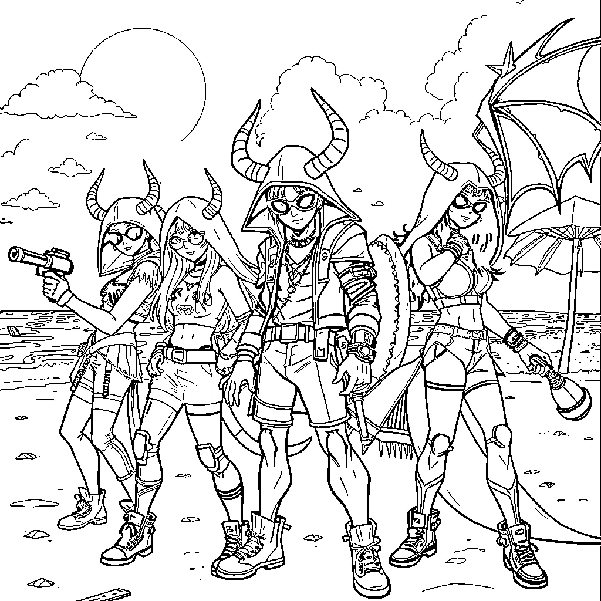 Best Demon Coloring Pages (Free Printable PDF)