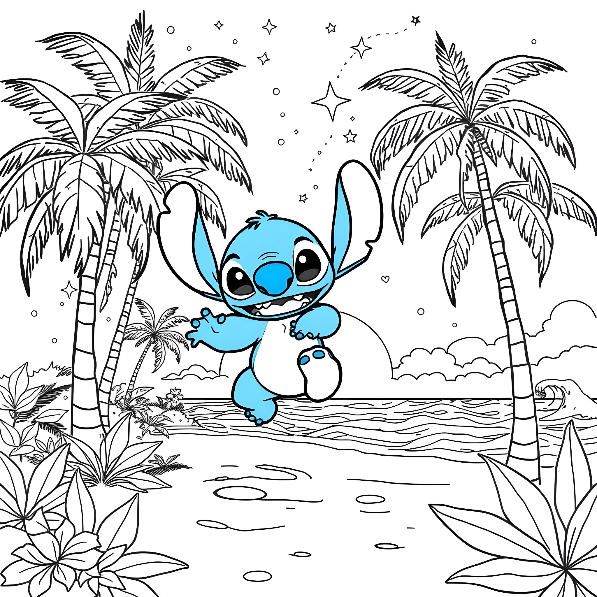 22 Best Stitch Coloring Pages (Free Printable PDFs)