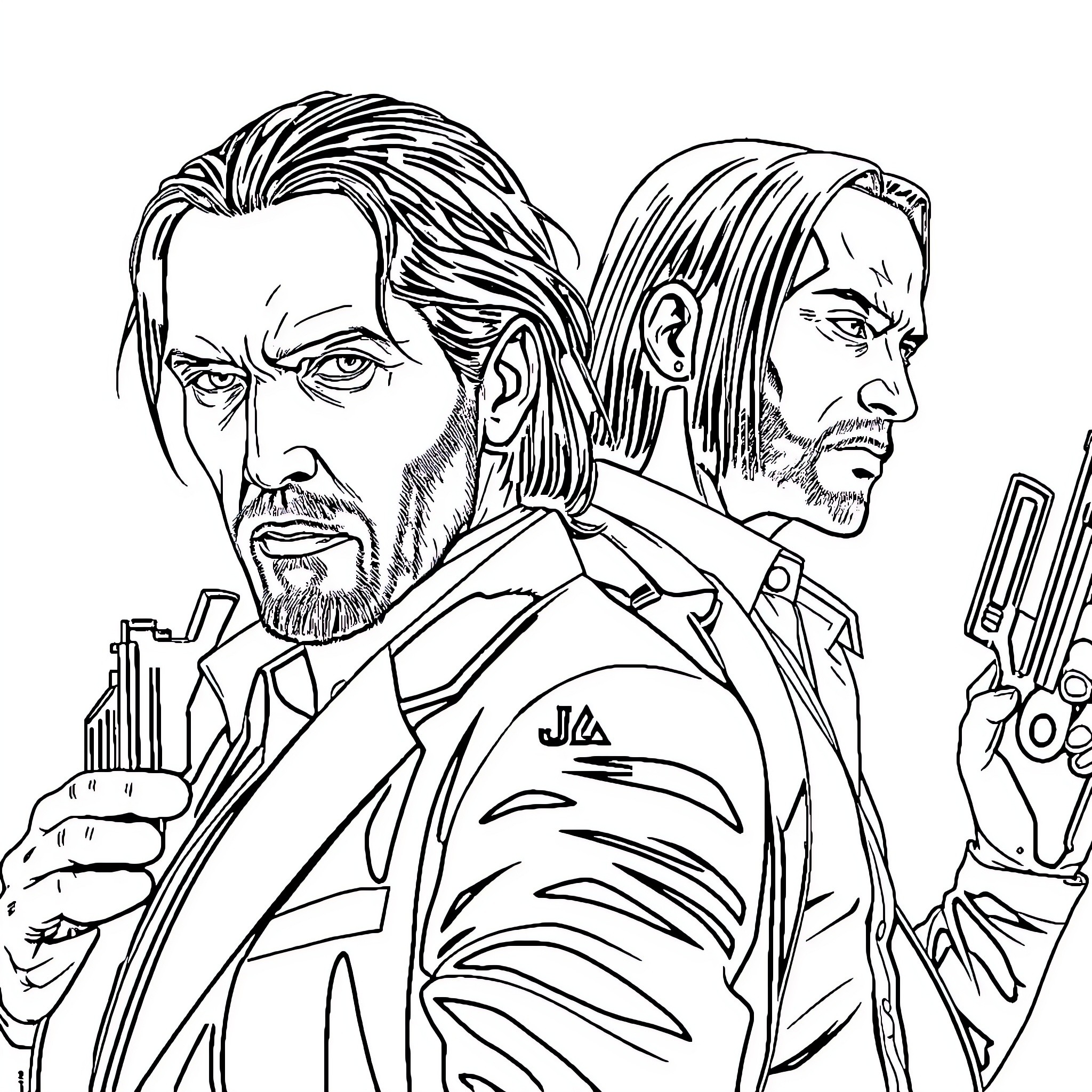 Best John Wick Coloring Pages (Free Printable PDF)