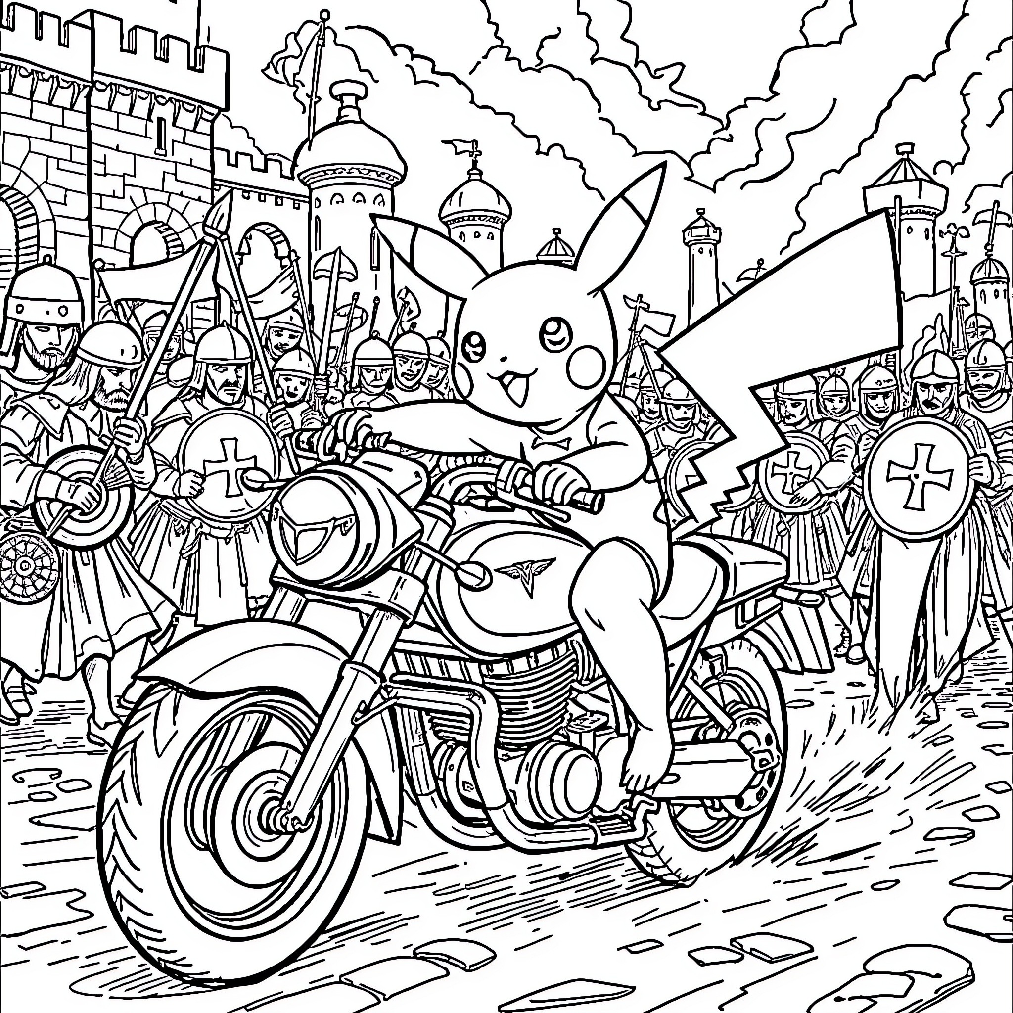 1310 Best Pikachu Coloring Pages (Free Printable PDFs)