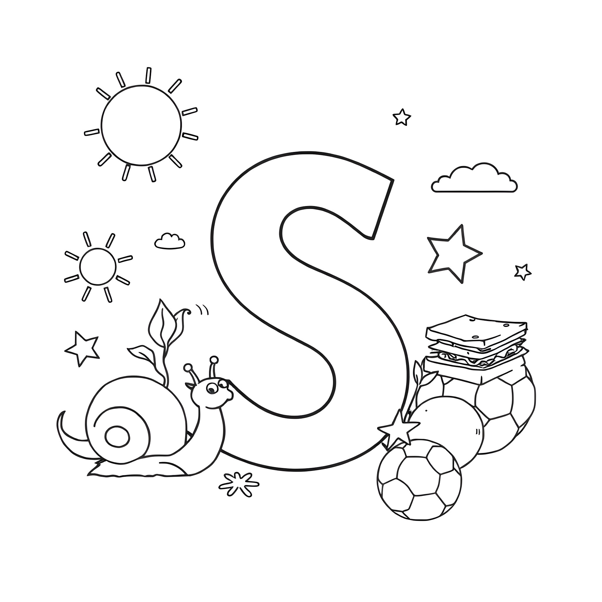 Best Letter S Coloring Pages (Free Printable PDF)
