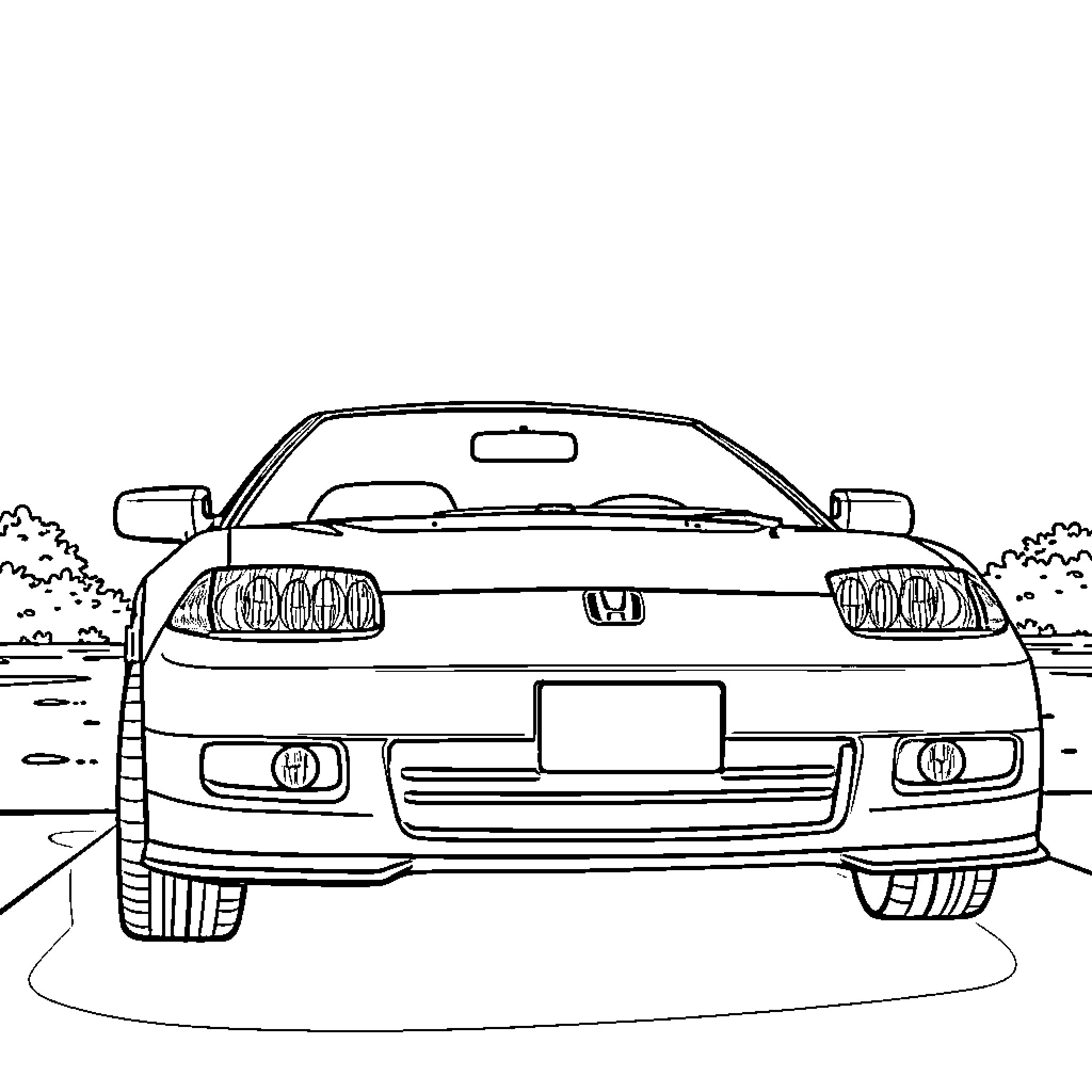 Best Honda Coloring Pages (Free Printable PDF)